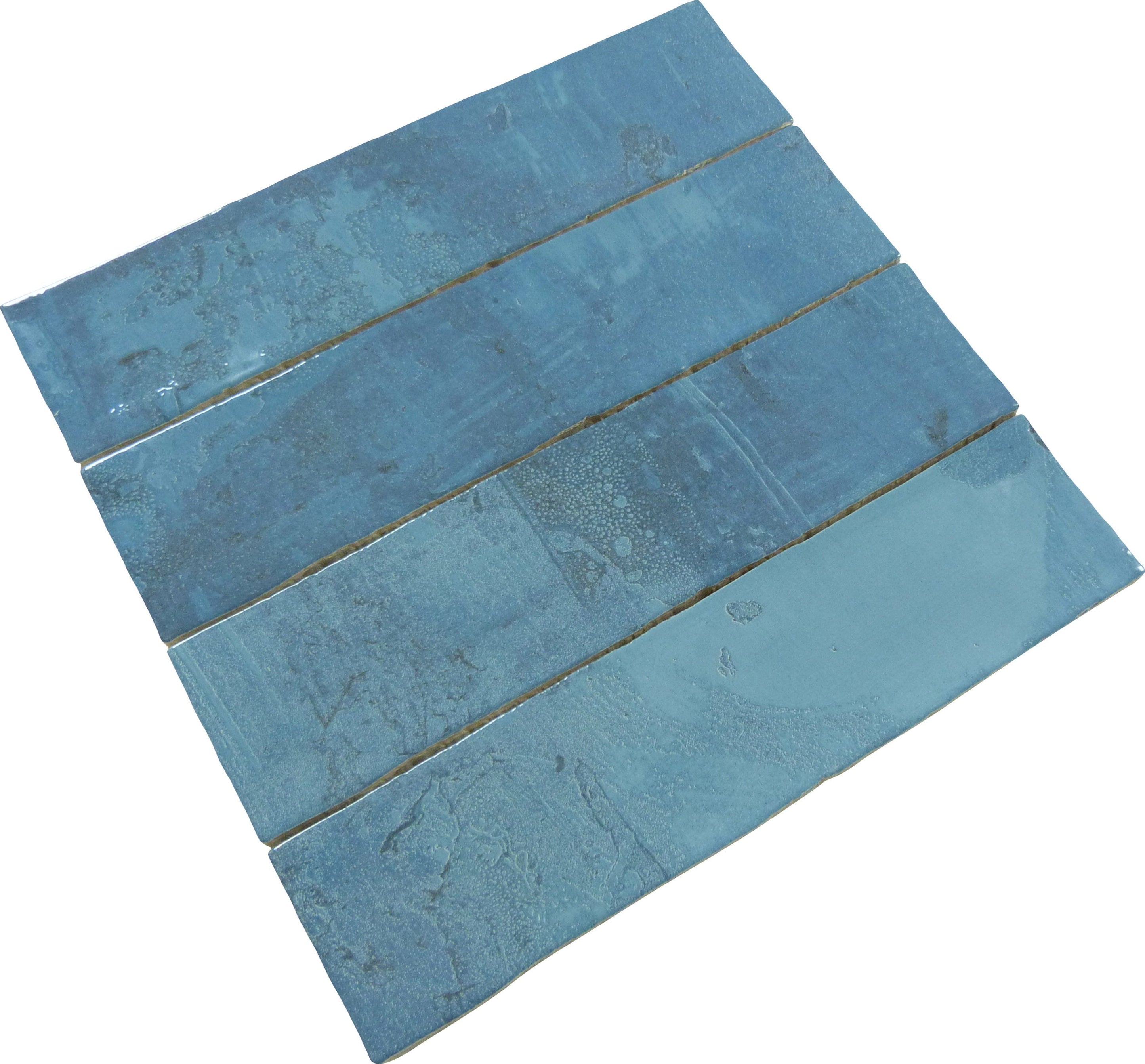 Rain Drops Ocean Mist Blue 3x12 Glossy Ceramic Tile RD261