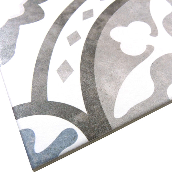Retro Neuve Euro Fountain 8" x 8" Matte Porcelain Tile 9216