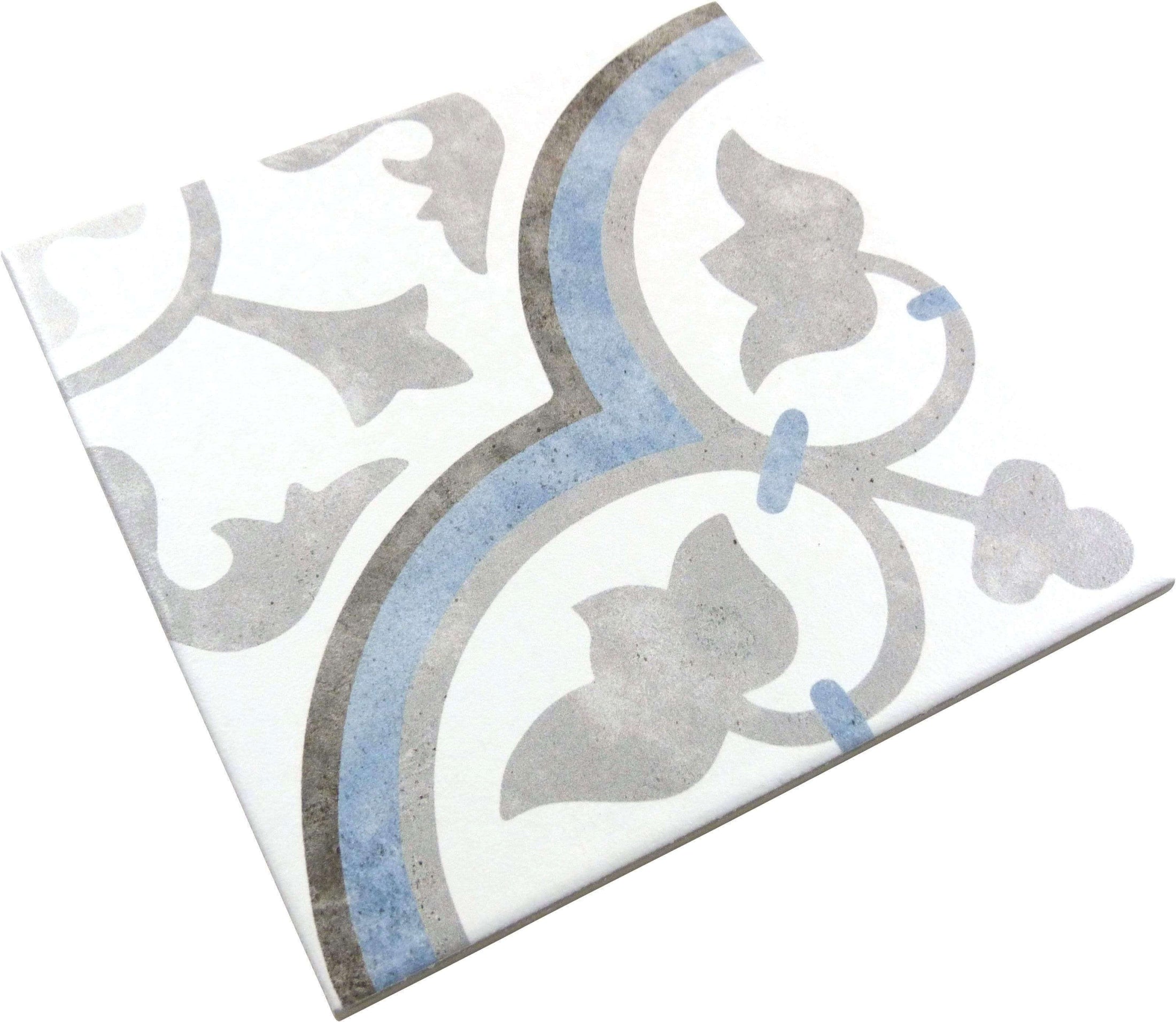 Retro Neuve Paris Spring 8" x 8" Matte Porcelain Tile 9215