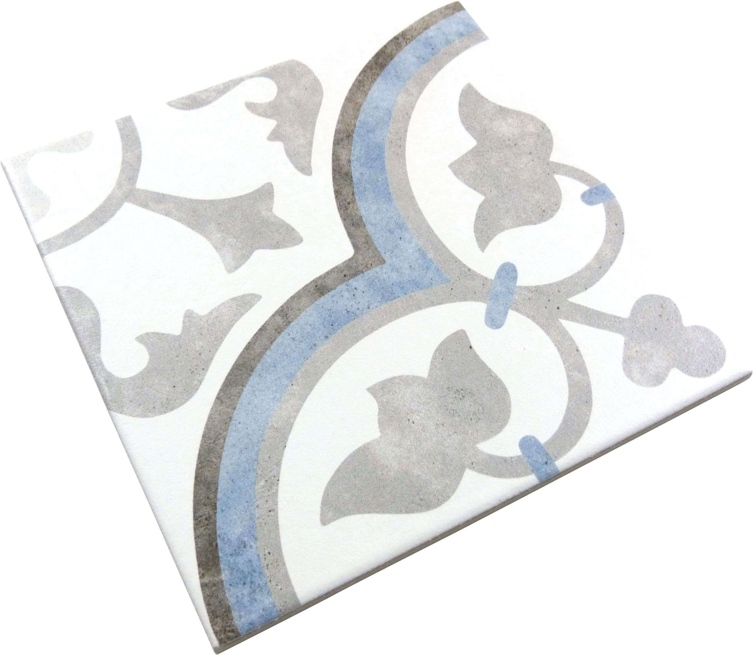 Retro Neuve Paris Spring 8" x 8" Matte Porcelain Tile 9215