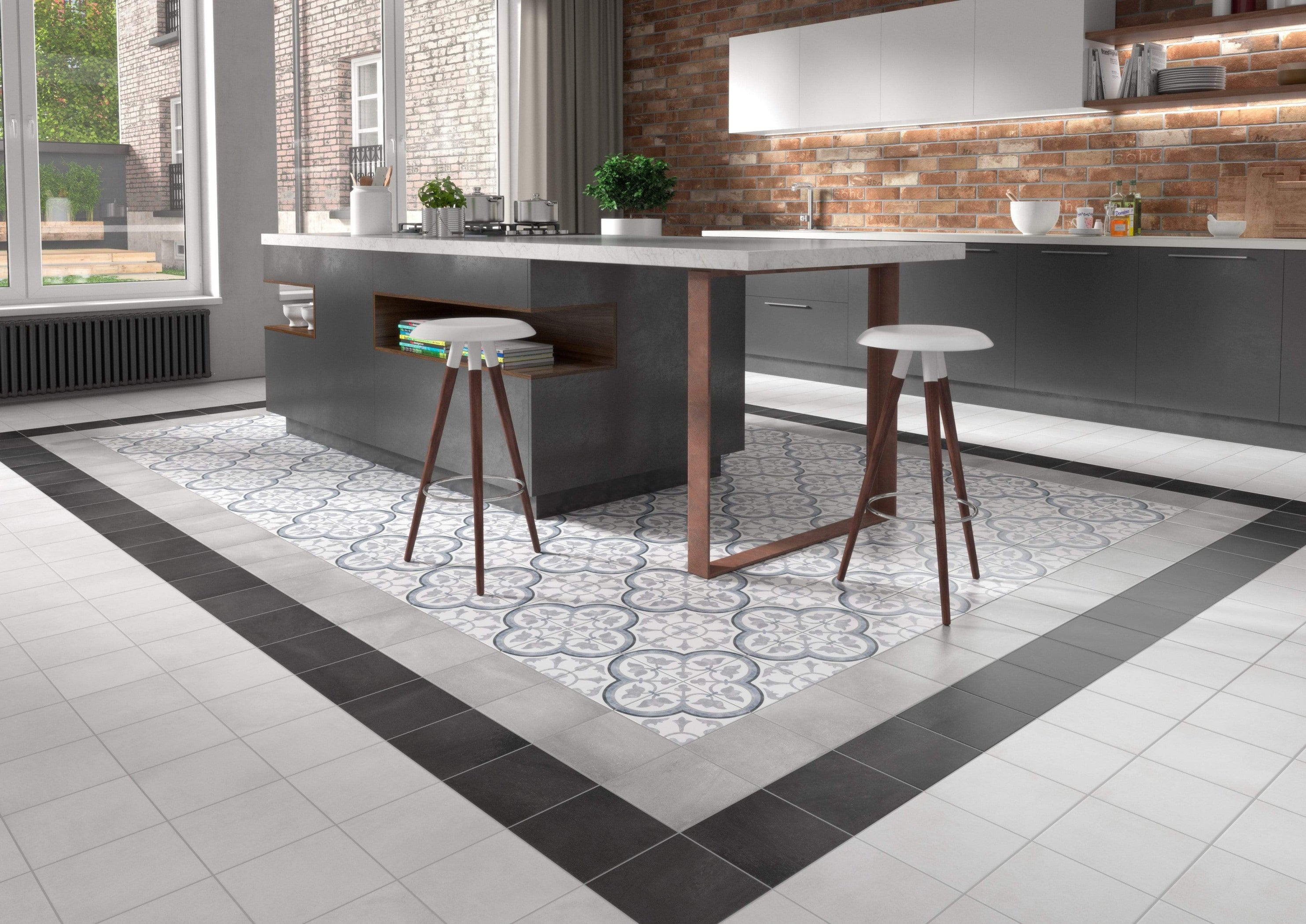 Retro Neuve Paris Spring 8" x 8" Matte Porcelain Tile 9215
