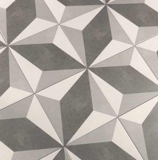 Retro Neuve Zero Gravity 8" x 8" Matte Porcelain Tile 9218