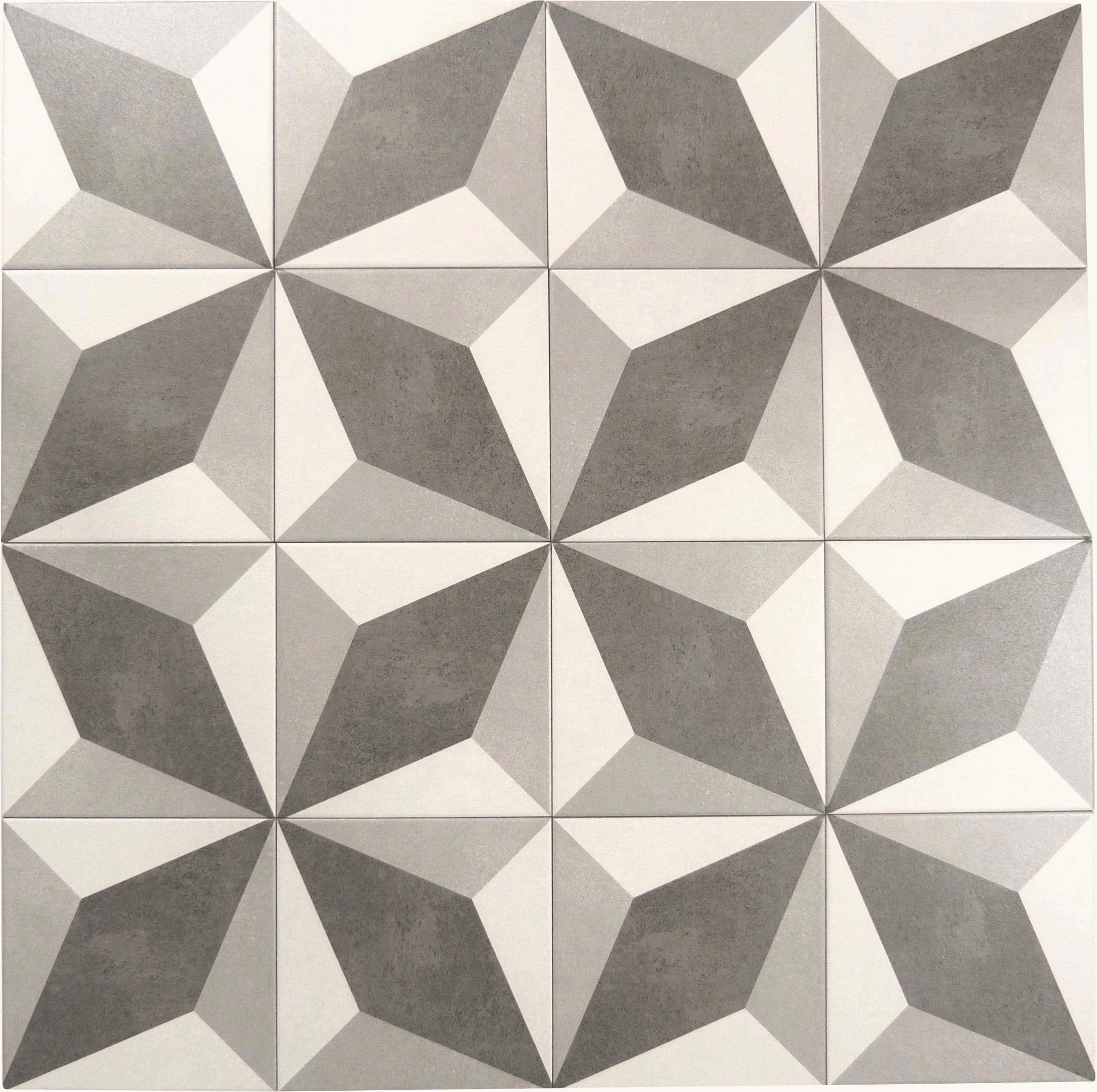 Retro Neuve Zero Gravity 8" x 8" Matte Porcelain Tile 9218
