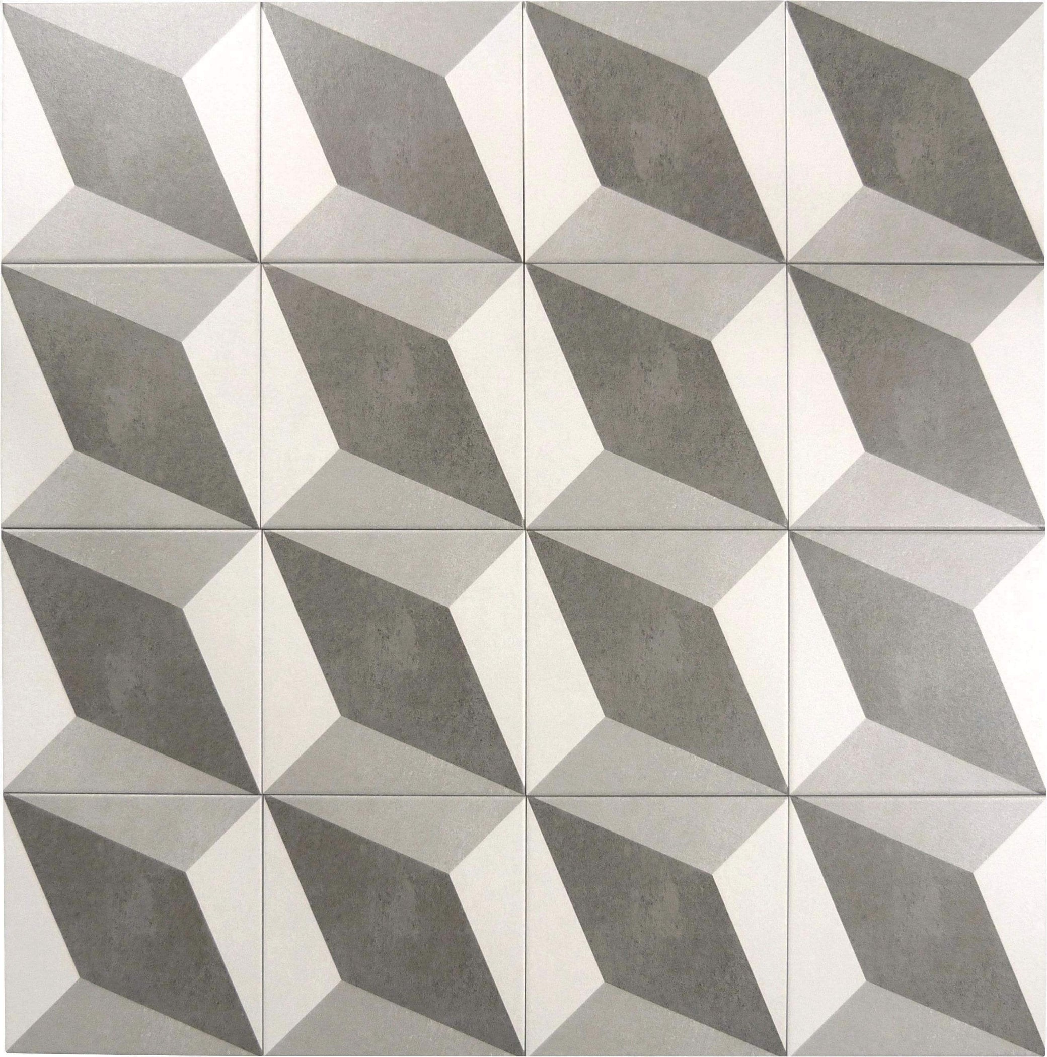 Retro Neuve Zero Gravity 8" x 8" Matte Porcelain Tile 9218