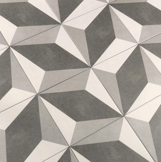Retro Neuve Zero Gravity 8" x 8" Matte Porcelain Tile 9218