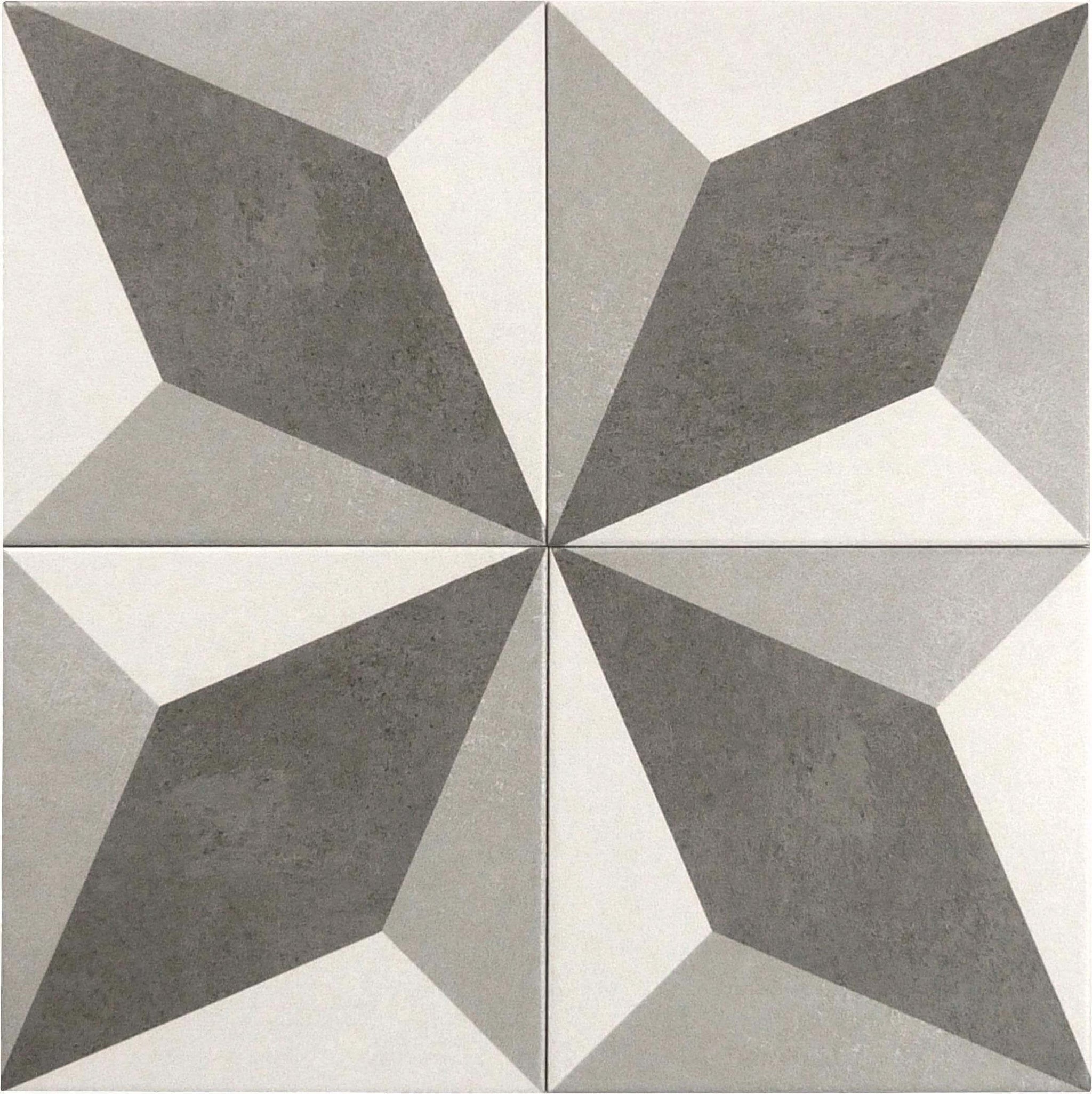 Retro Neuve Zero Gravity 8" x 8" Matte Porcelain Tile 9218