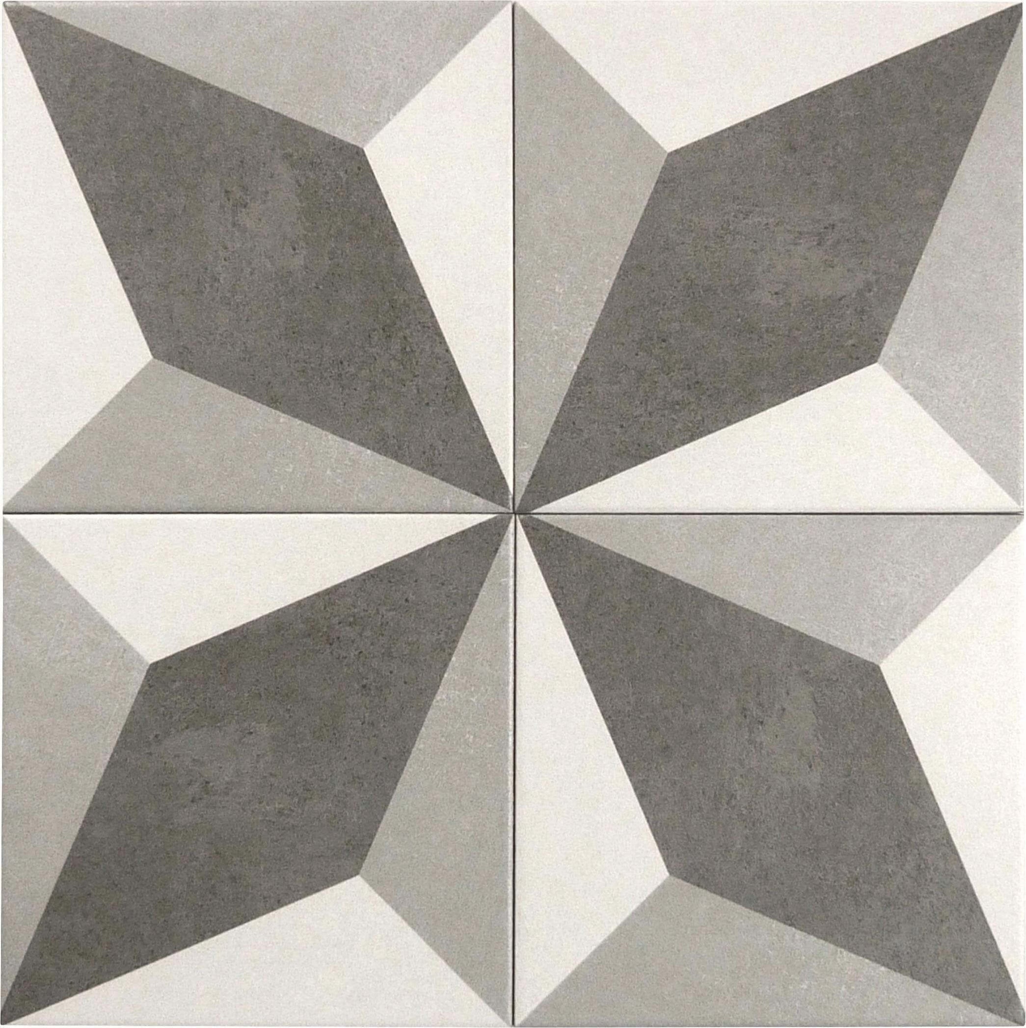 Retro Neuve Zero Gravity 8" x 8" Matte Porcelain Tile 9218