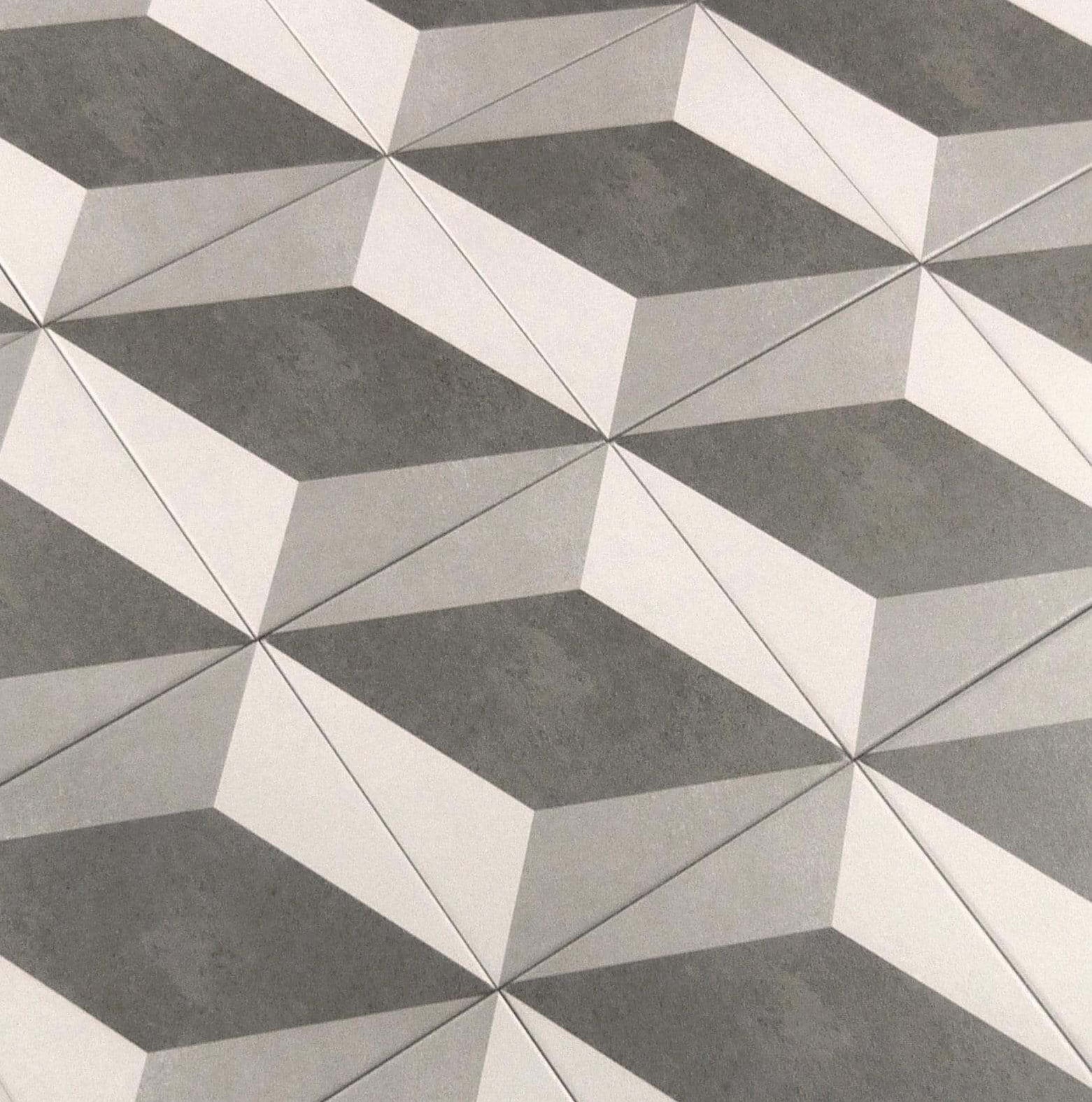 Retro Neuve Zero Gravity 8" x 8" Matte Porcelain Tile 9218