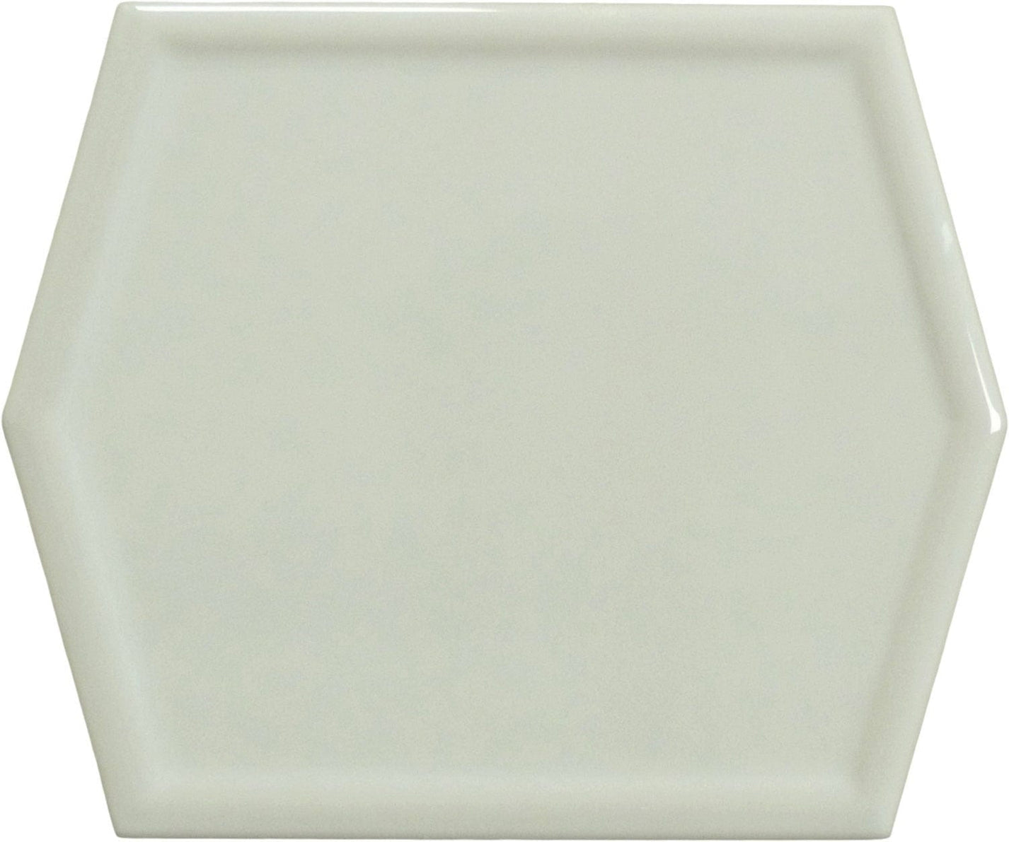 Tea Leaf Beige 5x6 Hexagon Glossy Ceramic Tile | Oasis Tile