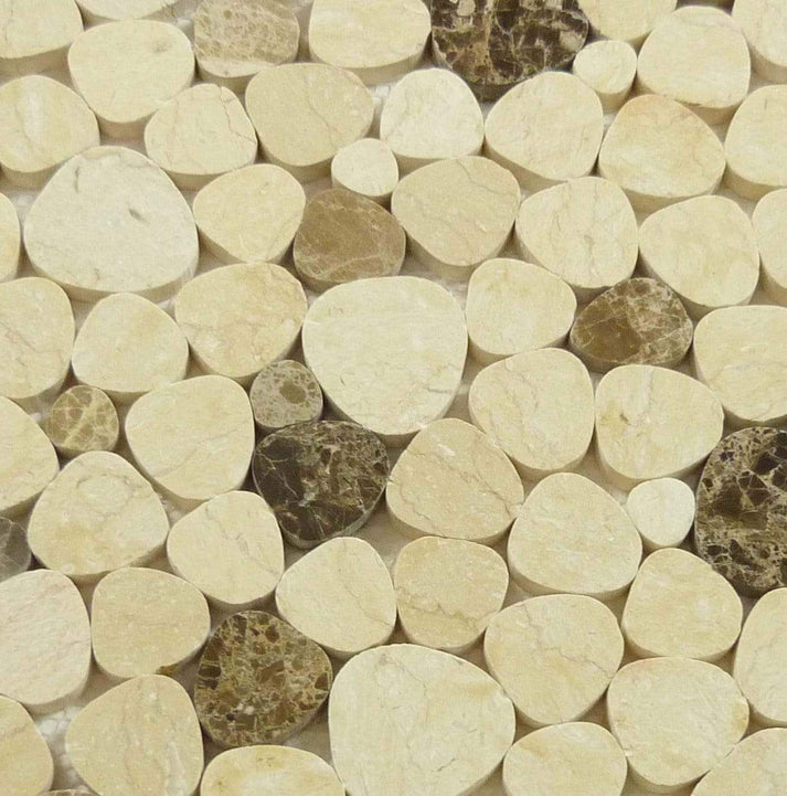 Unique Shapes Brown Stone Unique Shapes Tile Polished HT149