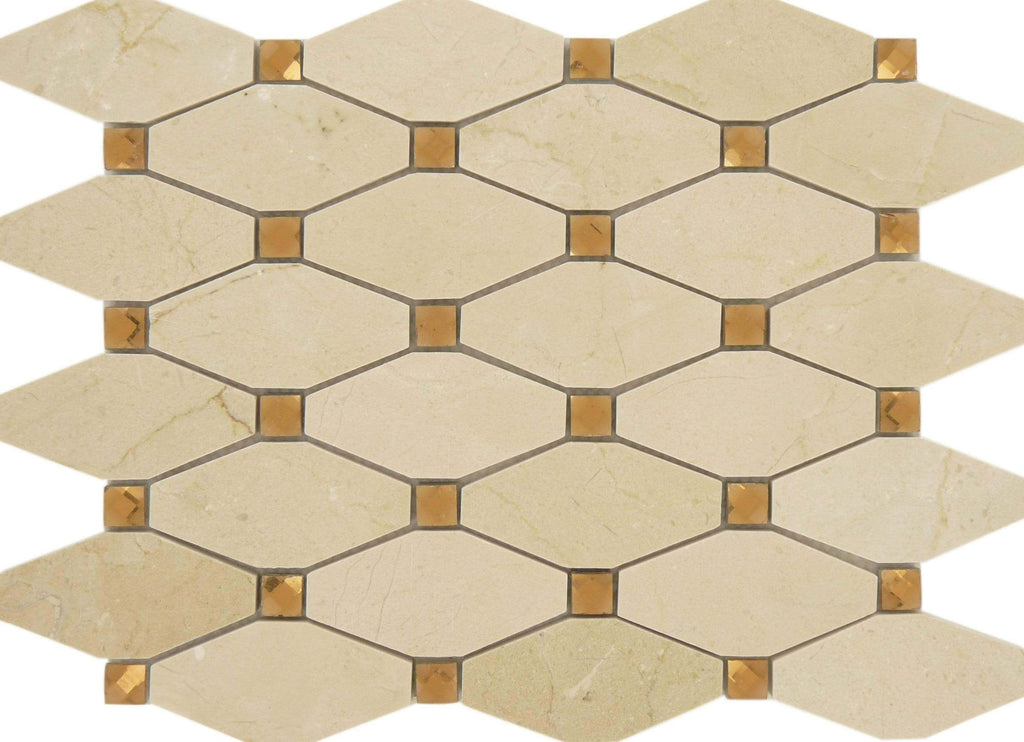 Cream Glass Tile | Cream Tile Backsplash | Glass Tile Oasis