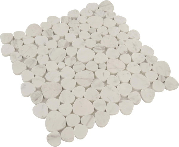 Unique Shapes White Stone Unique Shapes Tile Polished HT147