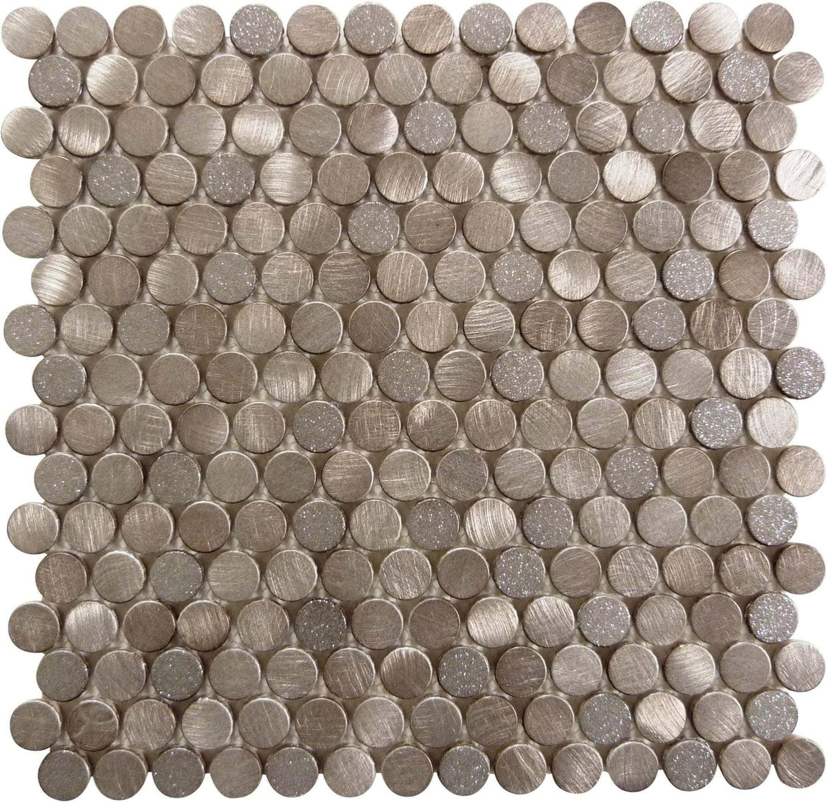 Urban Jungle Truffle Corner Light Rose Gold 3/4" Penny Round Brushed ...