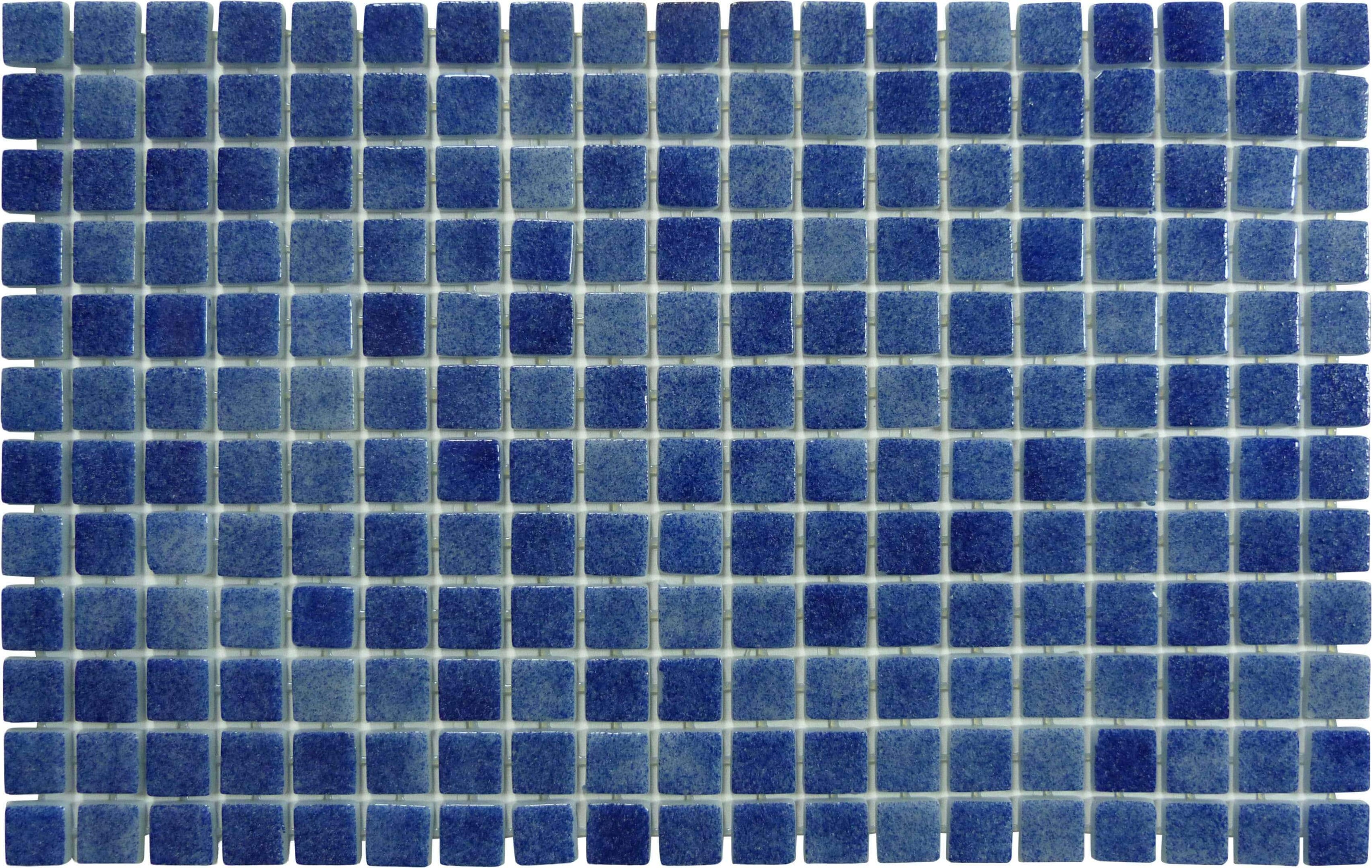 Brilliant Blue Anti Slip Glossy Glass Pool Tile NPT004-AS