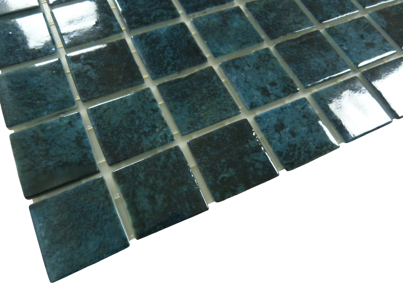 Modena Green River 2x2 Glossy Glass Tile | Oasis Tile