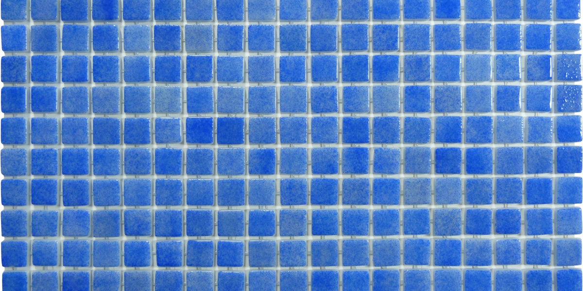 North Sea Blue Glossy Glass Pool Tile NPT002