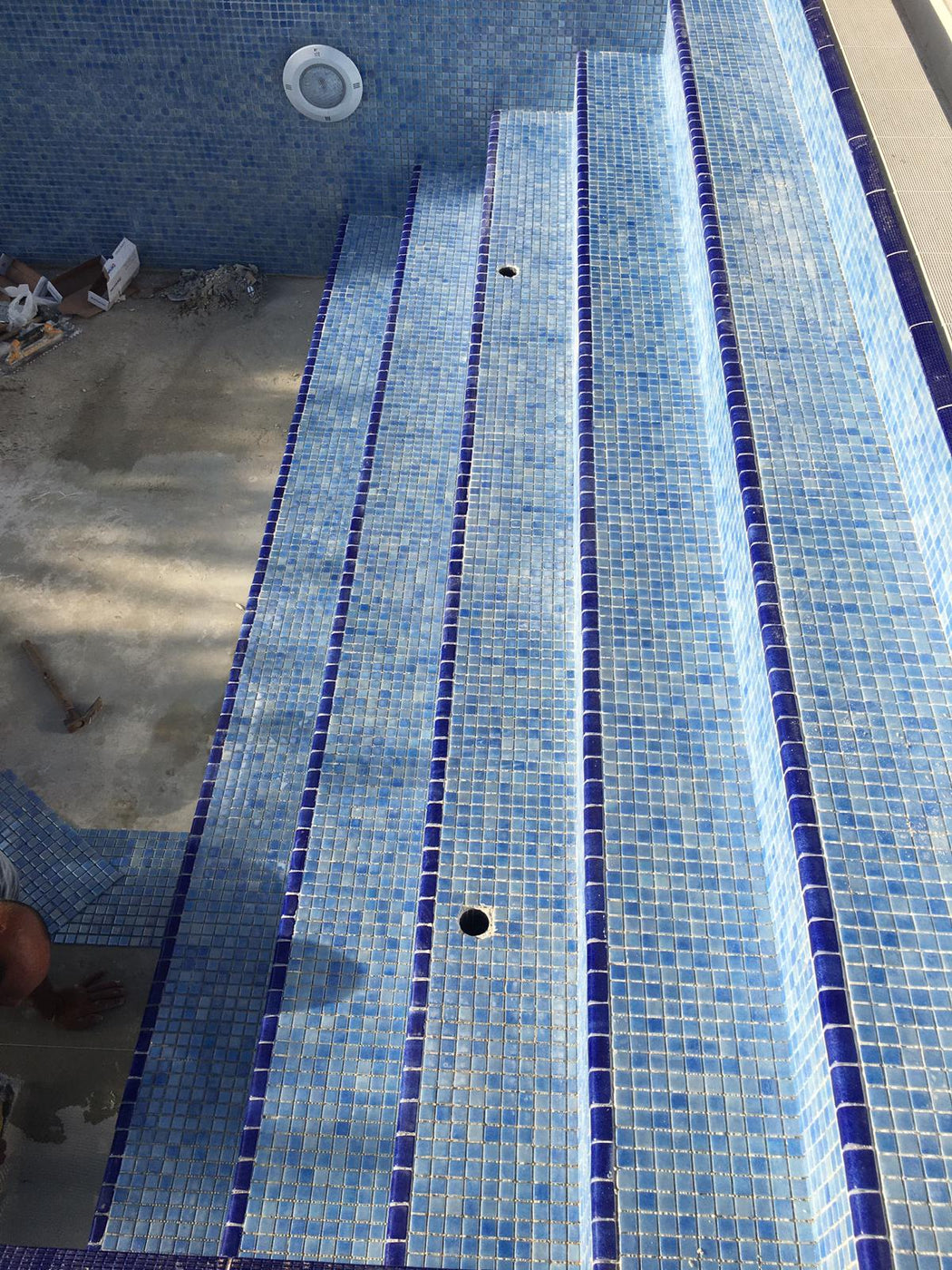 Purchase Iridescent Glass Pool Tile Online at Oasis Tile