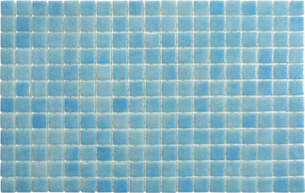 Songbird Blue Anti Slip Glossy Glass Pool Tile NPT001-AS