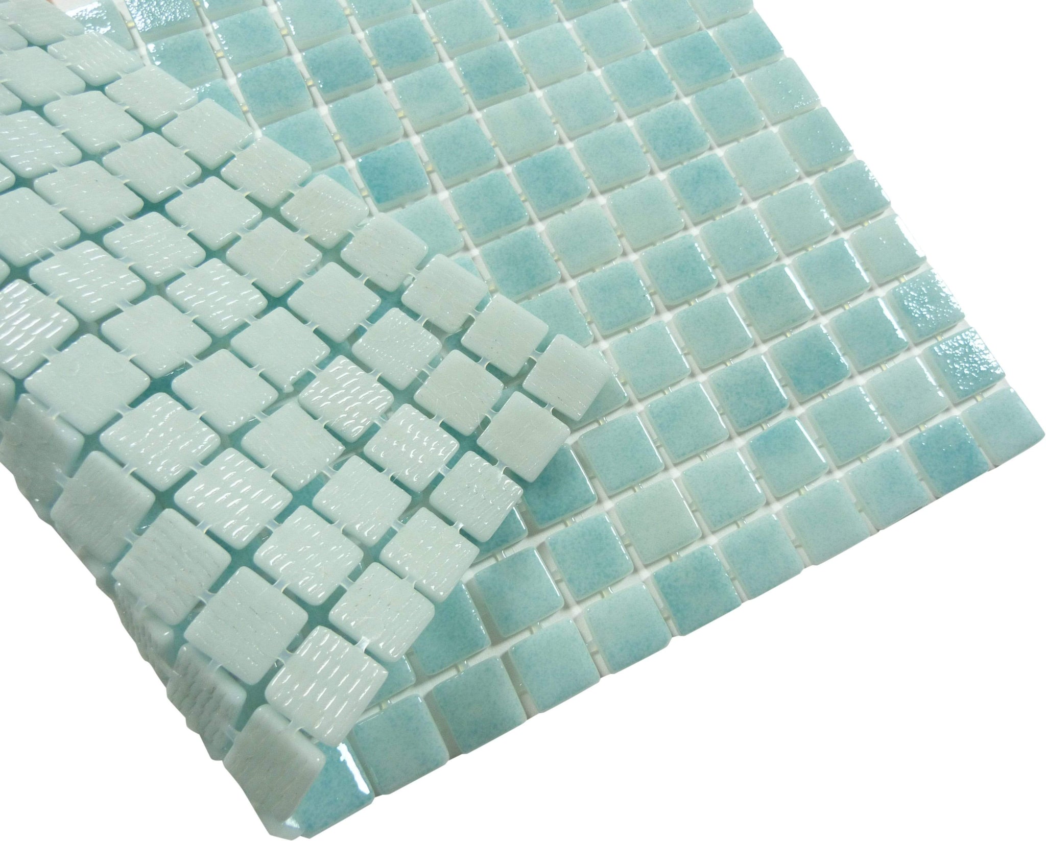 Veridian Green Glossy Glass Pool Tile NPT003