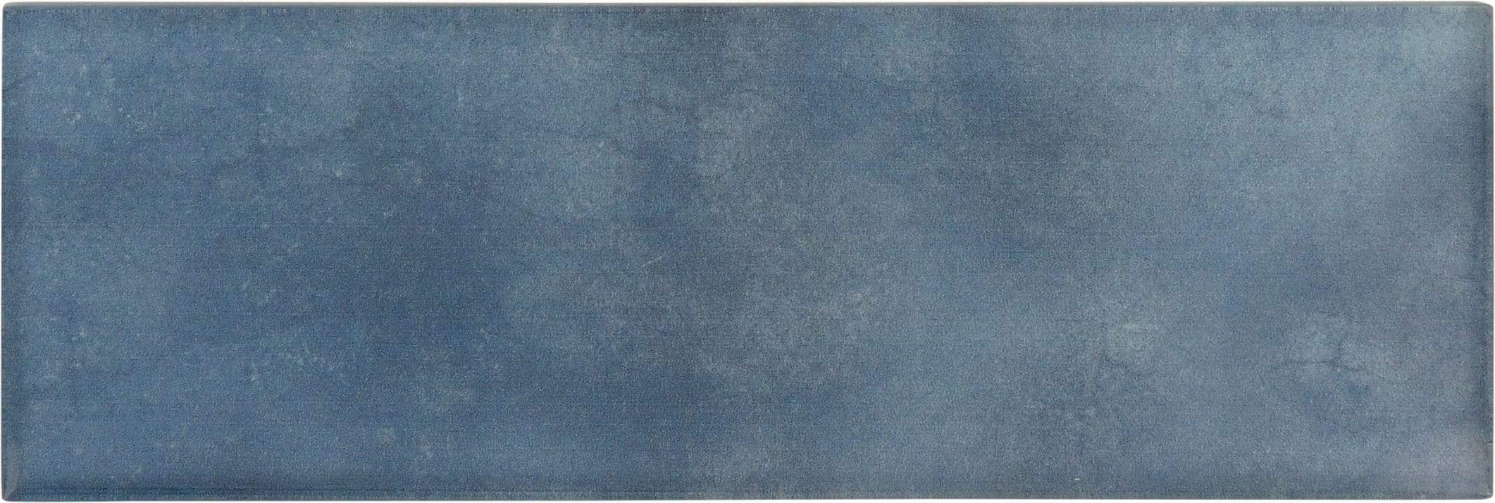Denim Blue 3" x 9" Subway Glass Tile 953037