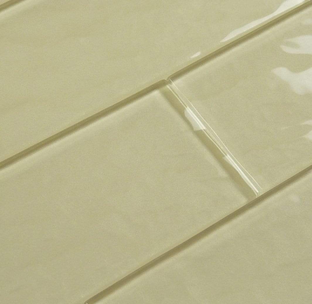 Shop Shimmer Champagne Beige 3'' x 8'' Tile - Oasis Tile