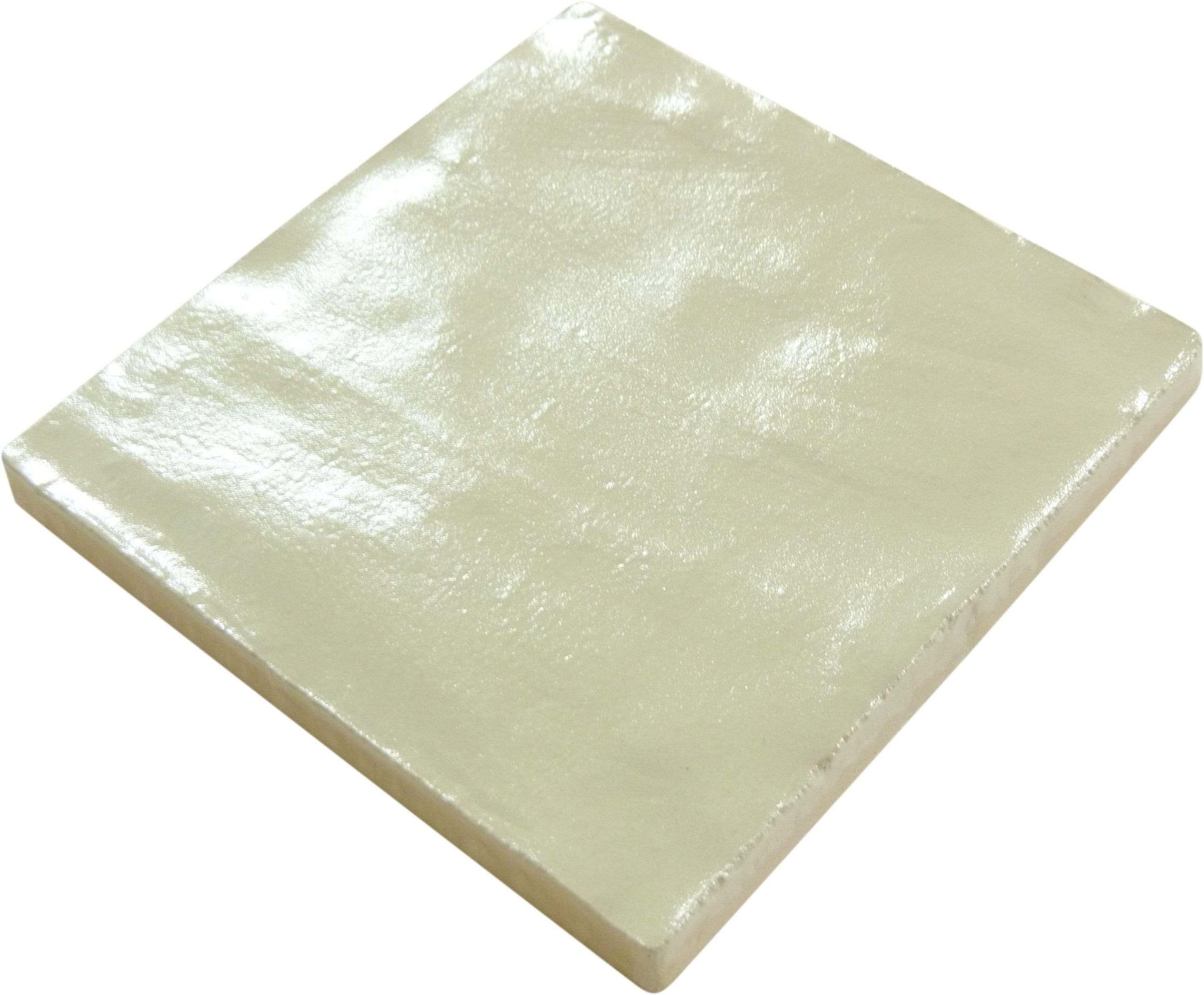 Jubilee Irresistible Ivory 4x4 Square Shimmer Ceramic Tile