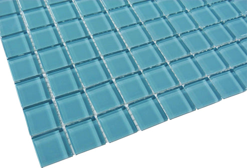 Caribbean Dream 1" x 1" Glossy Glass Tile KK-A-042 1X1