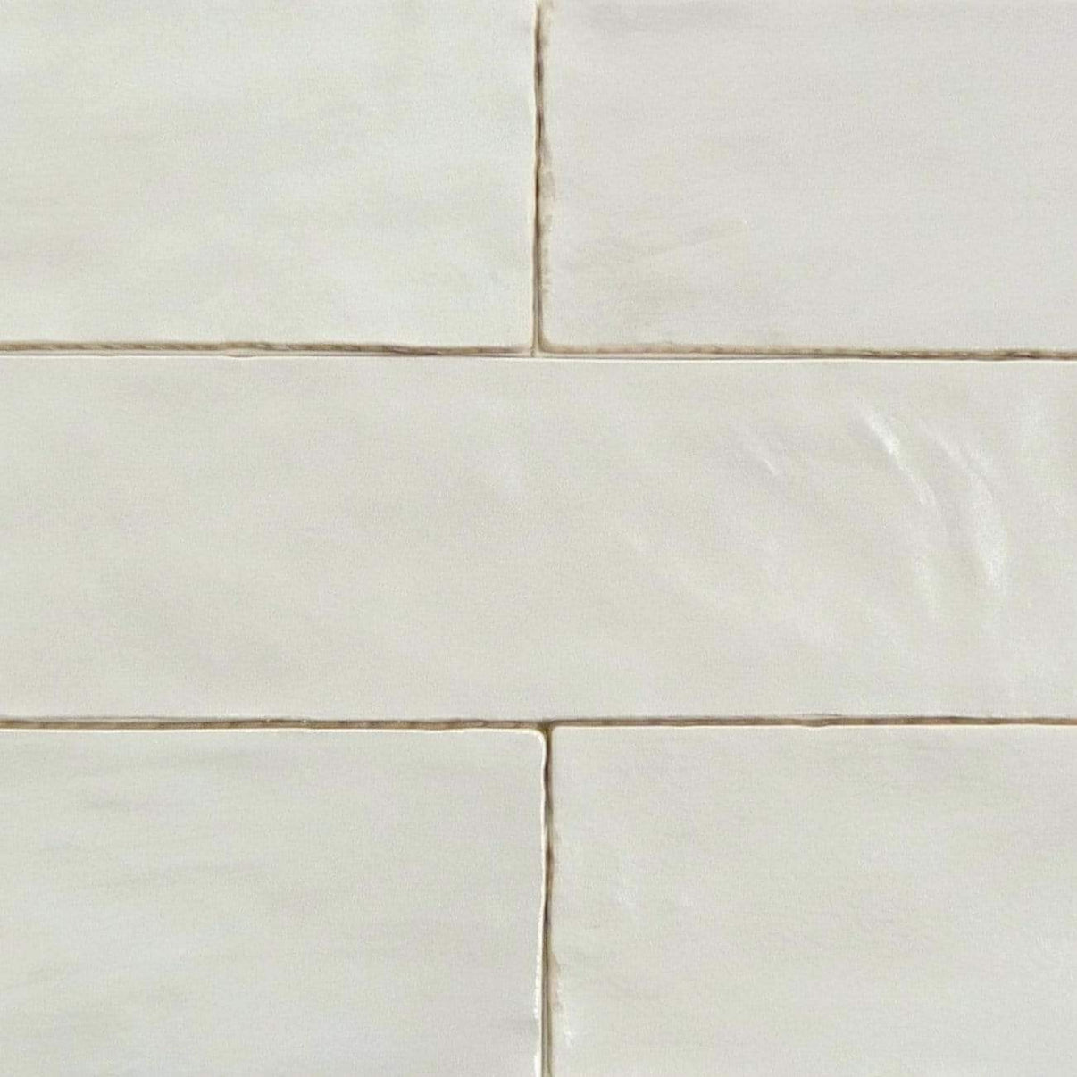 Silver Moon 2 1/2" x 8" Ceramic Shimmer Subway Tile SILK GURE 2.5x8