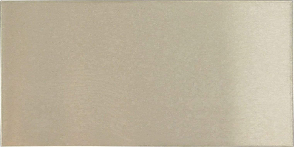3'' x 6'' Stainless Steel Metal Subway Tile Brushed 411-007