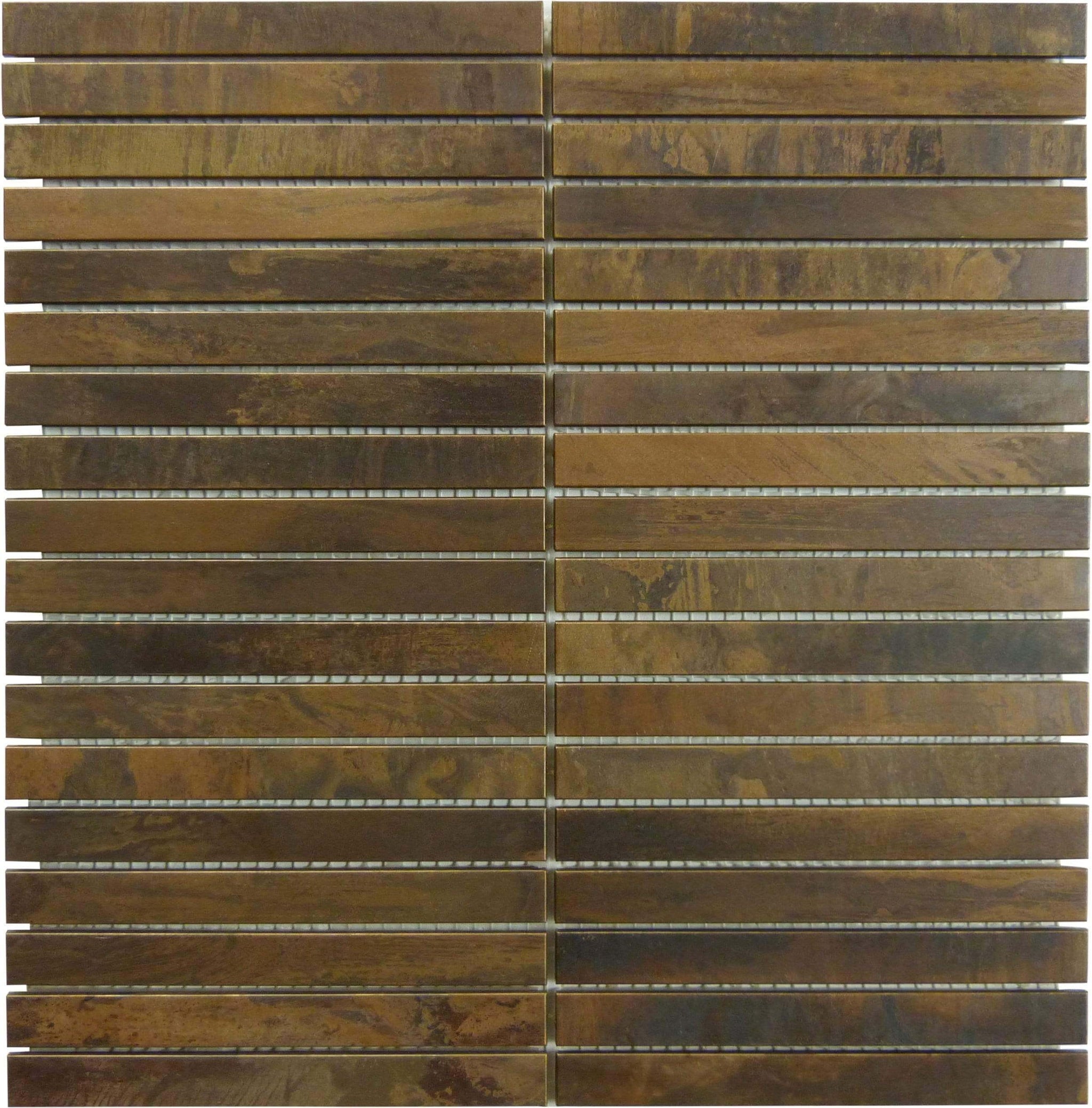 Uniform Brick Antique Copper Metal Uniform Brick Tile Antique 525-013