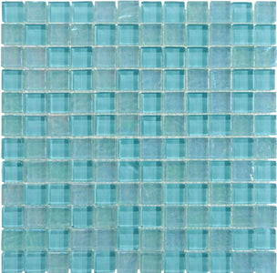 Aqua Blue Pool Tile | Aqua Glass Backsplash Tile
