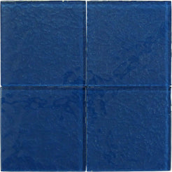 Artistry In Mosaics Moonscape Blue 6"x6" Ripple Glossy Glass Pool Tile ...