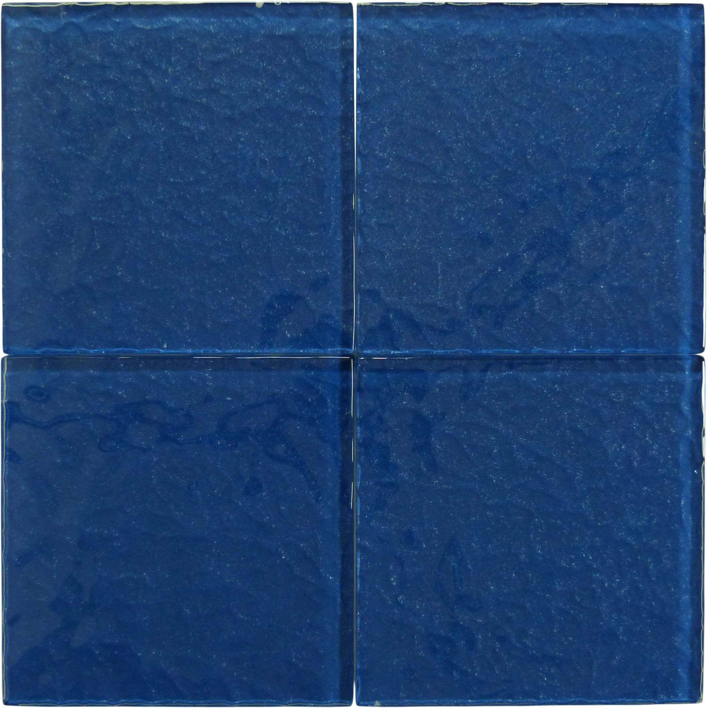 Artistry In Mosaics Moonscape Blue 6"x6" Ripple Glossy Glass Pool Tile ...