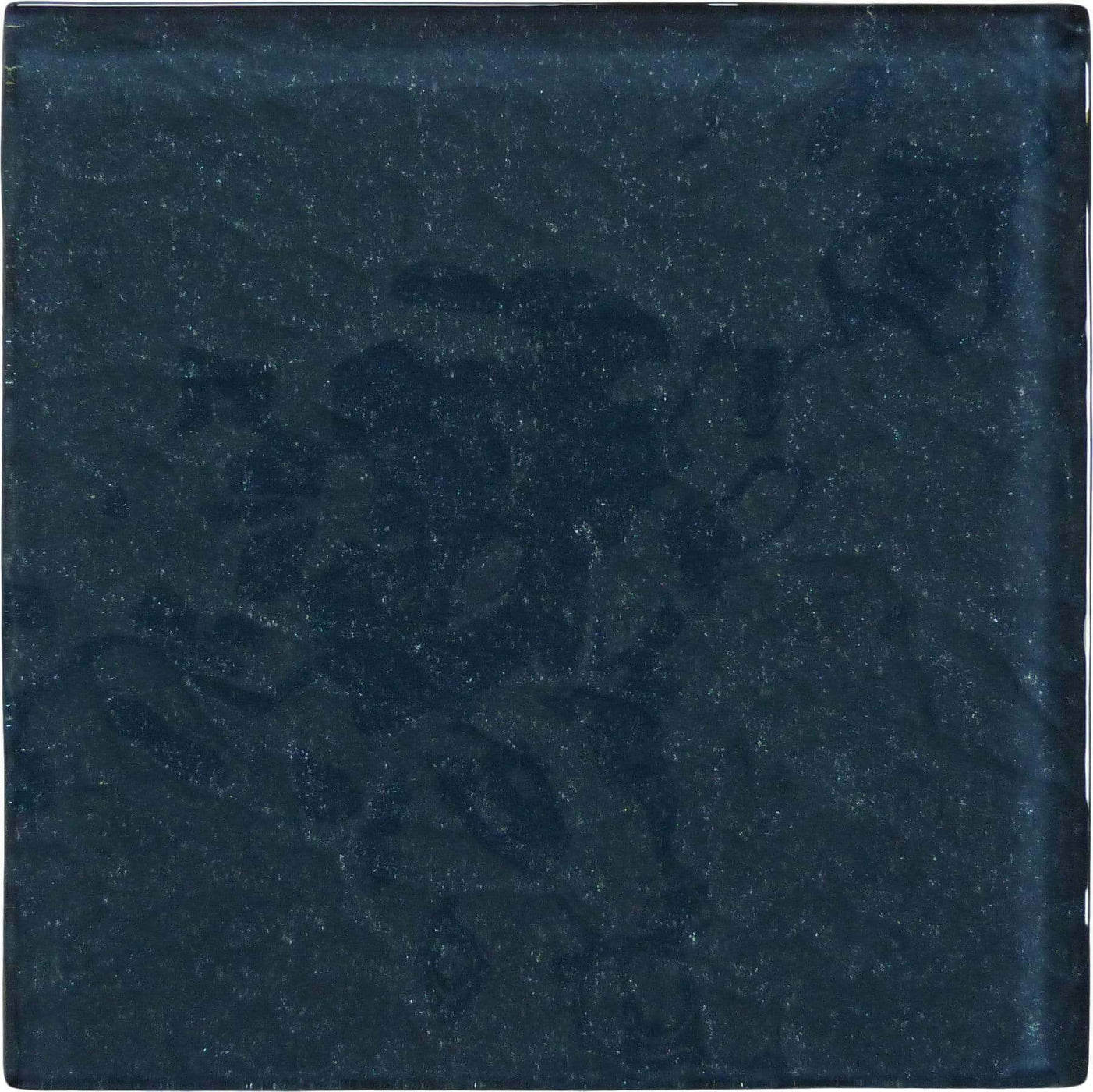 Artistry In Mosaics Moonscape Steel Blue 6"x6" Ripple Glossy Glass Pool ...