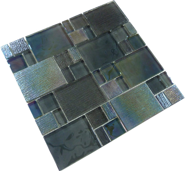 Glazed Granite Unique Shapes Glossy Glass Tile AV8MXK10