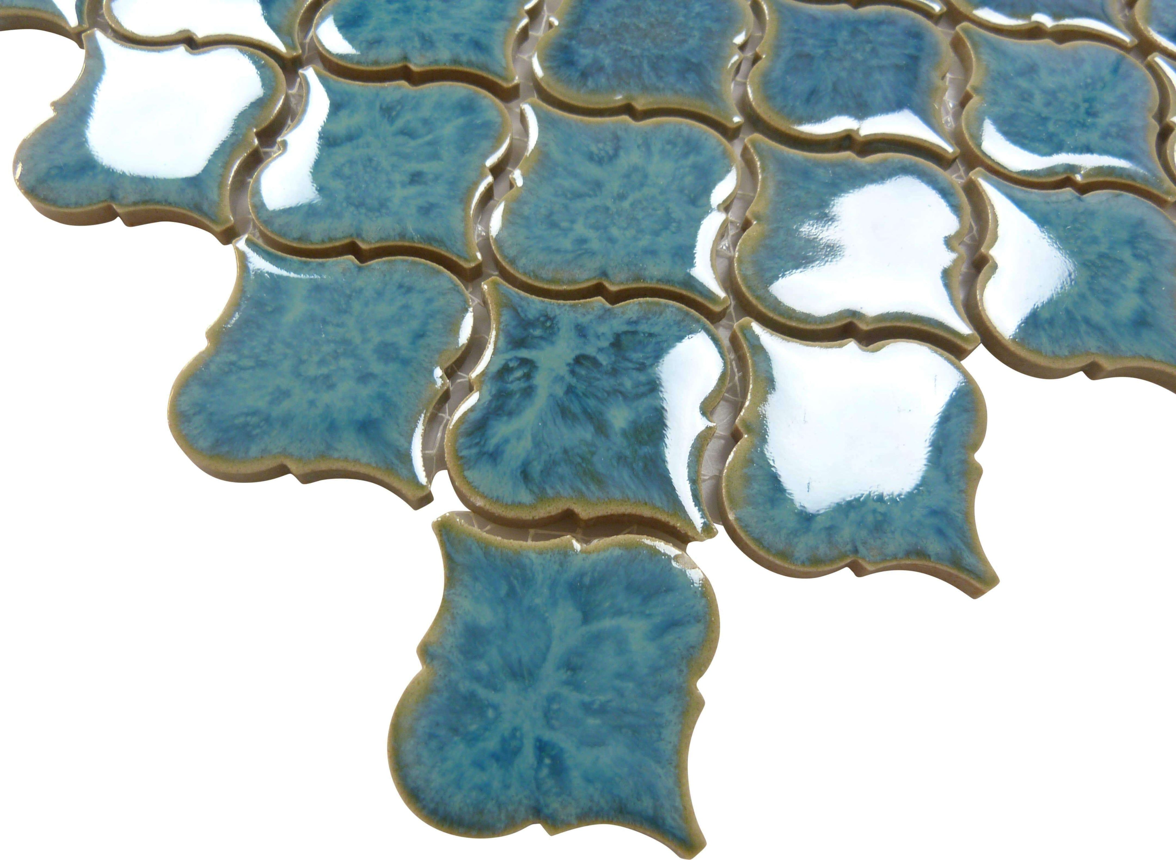Blue Arabesque Tile | Arabesque Porcelain Tile