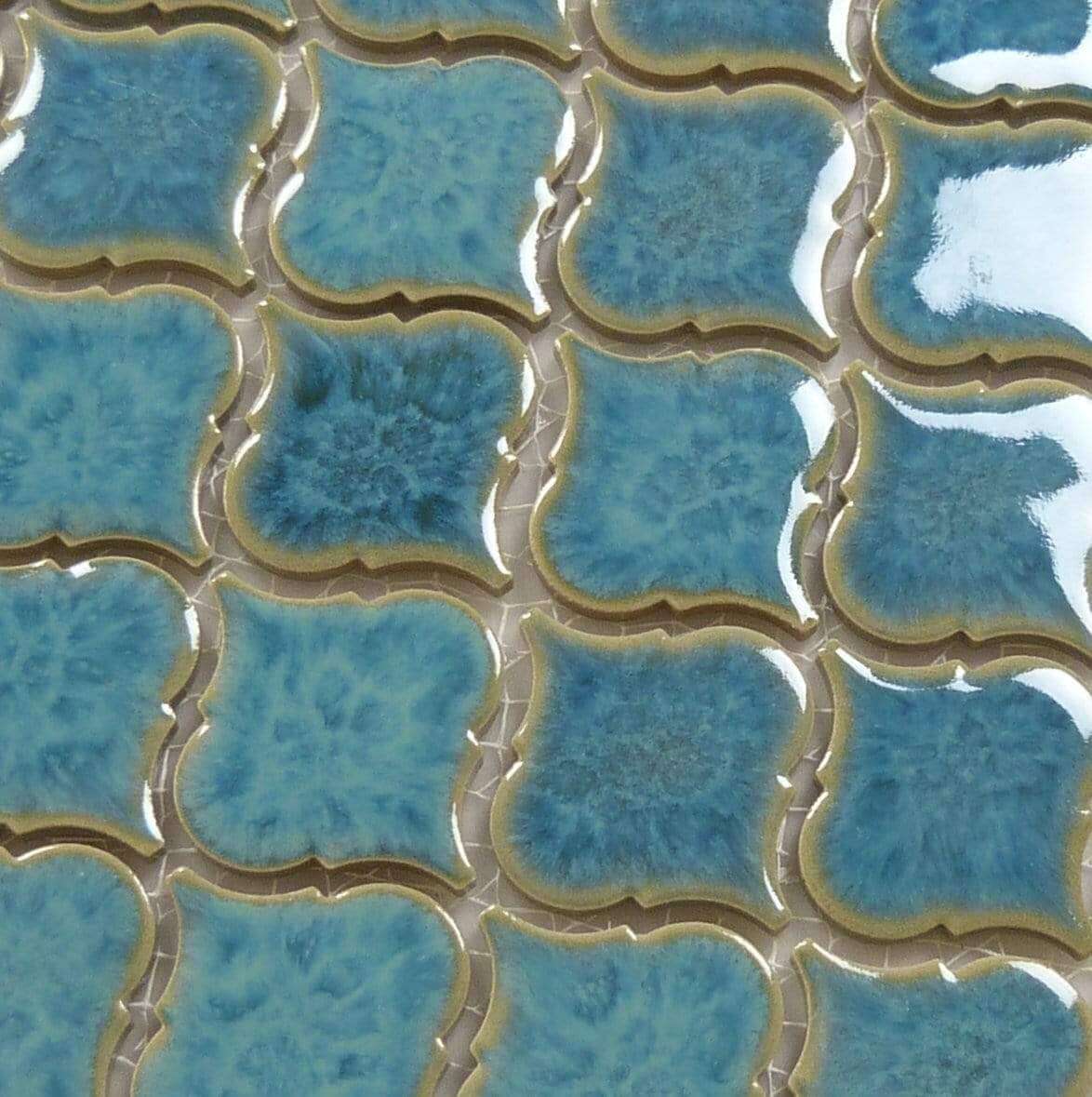 Blue Arabesque Tile | Arabesque Porcelain Tile