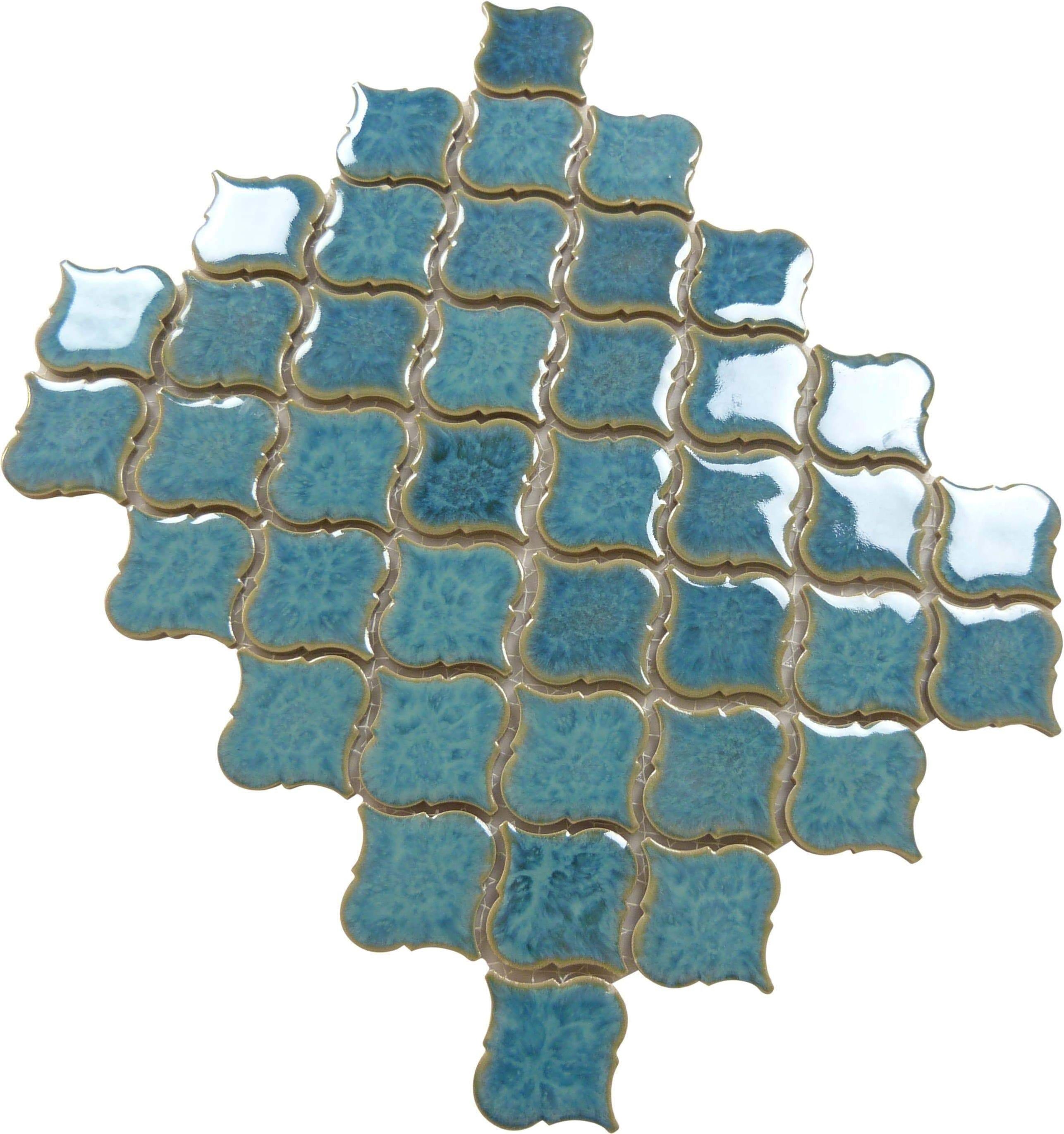 Blue Arabesque Tile | Arabesque Porcelain Tile