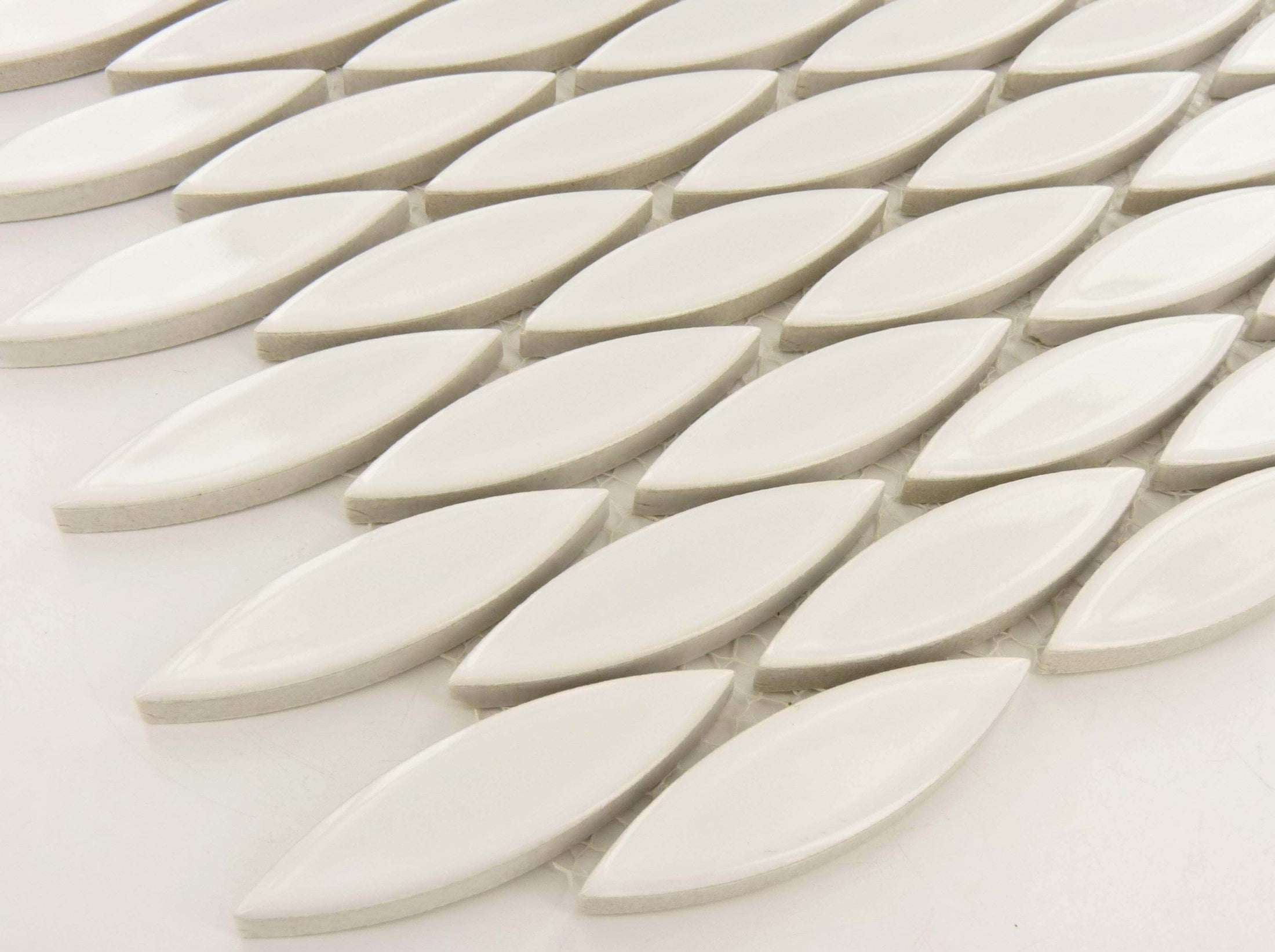 Cat Eyes White Porcelain Cat Eyes Tile Glossy PF-01-C