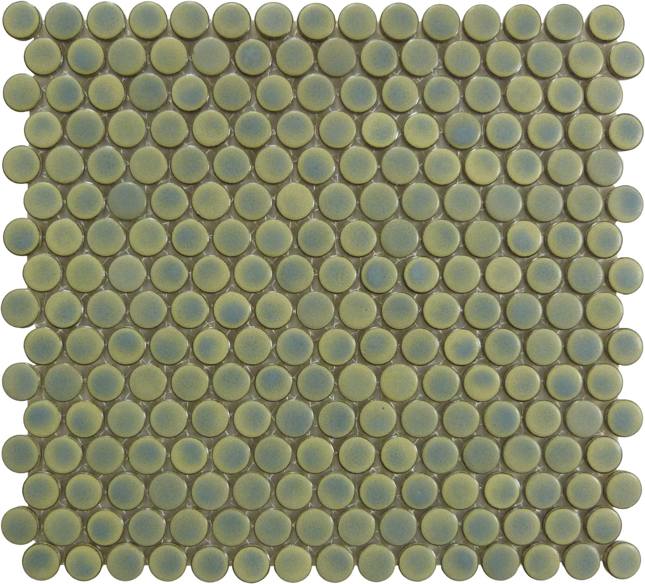 Circles Grey Porcelain Penny Circles Tile Matte CR-3