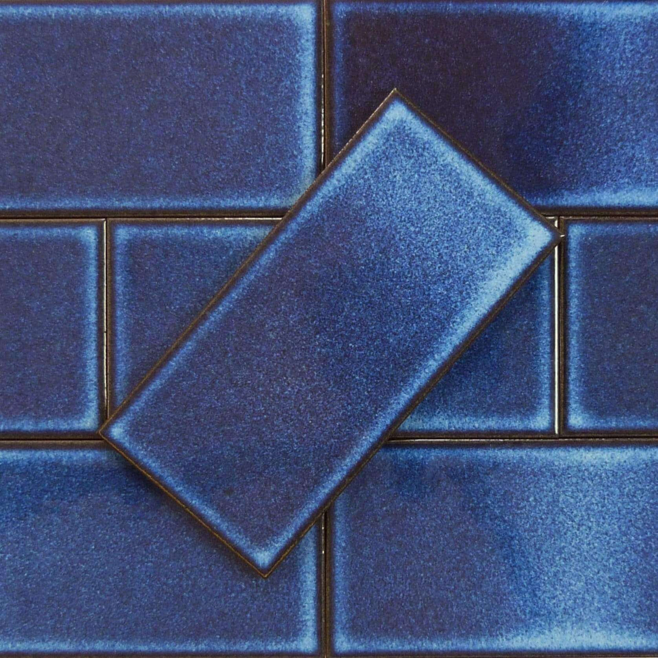 Deep Ocean 3" x 6" Glossy Porcelain Tile COS9