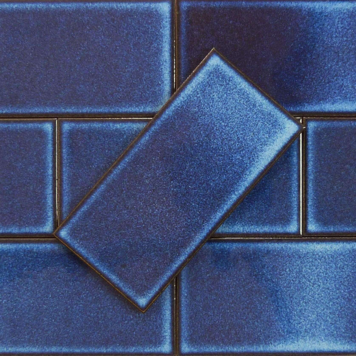 Deep Ocean 3" x 6" Glossy Porcelain Tile COS9