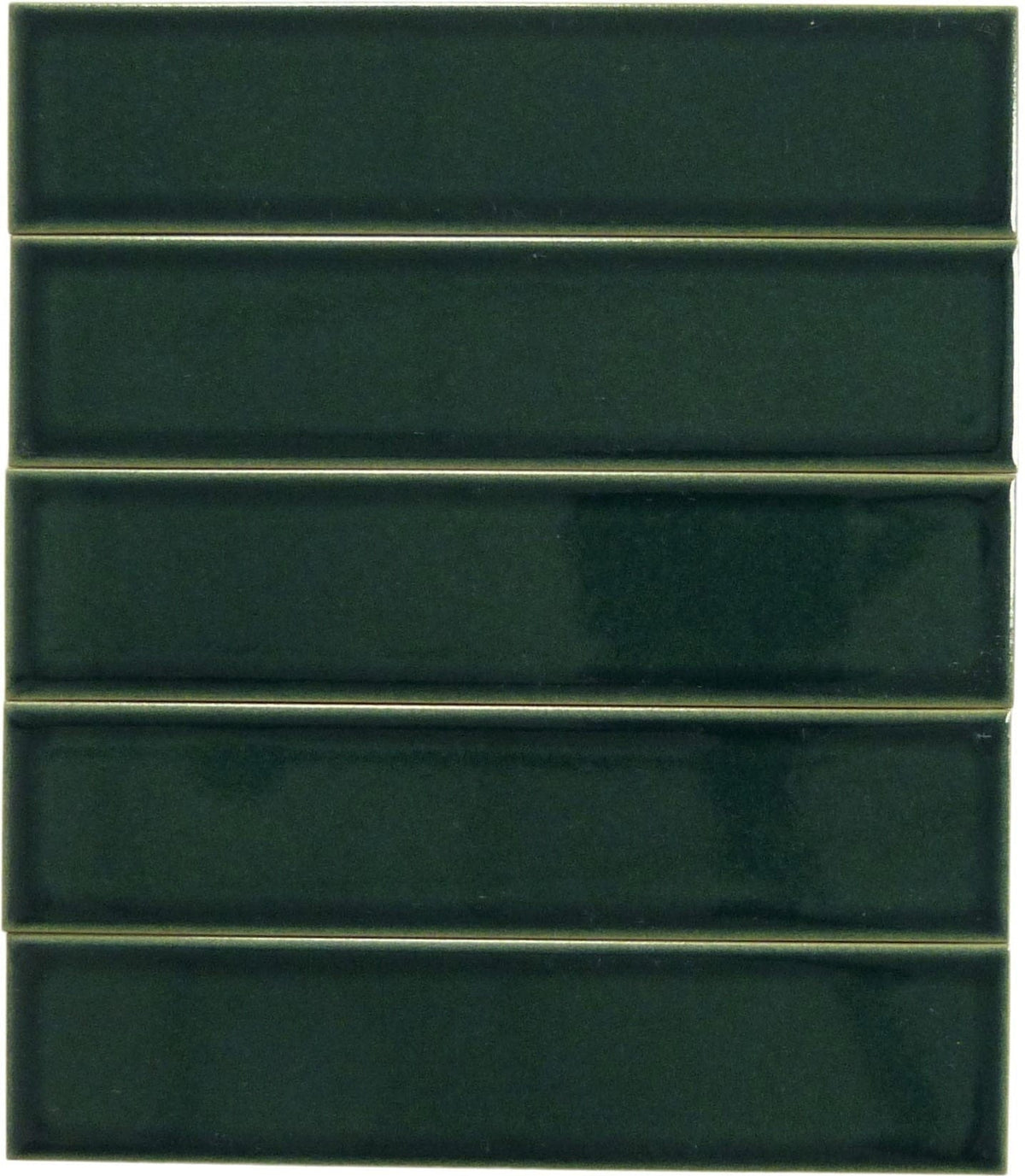 Illusion Aegean Green 2x8 Glossy Porcelain Tile | Oasis Tile