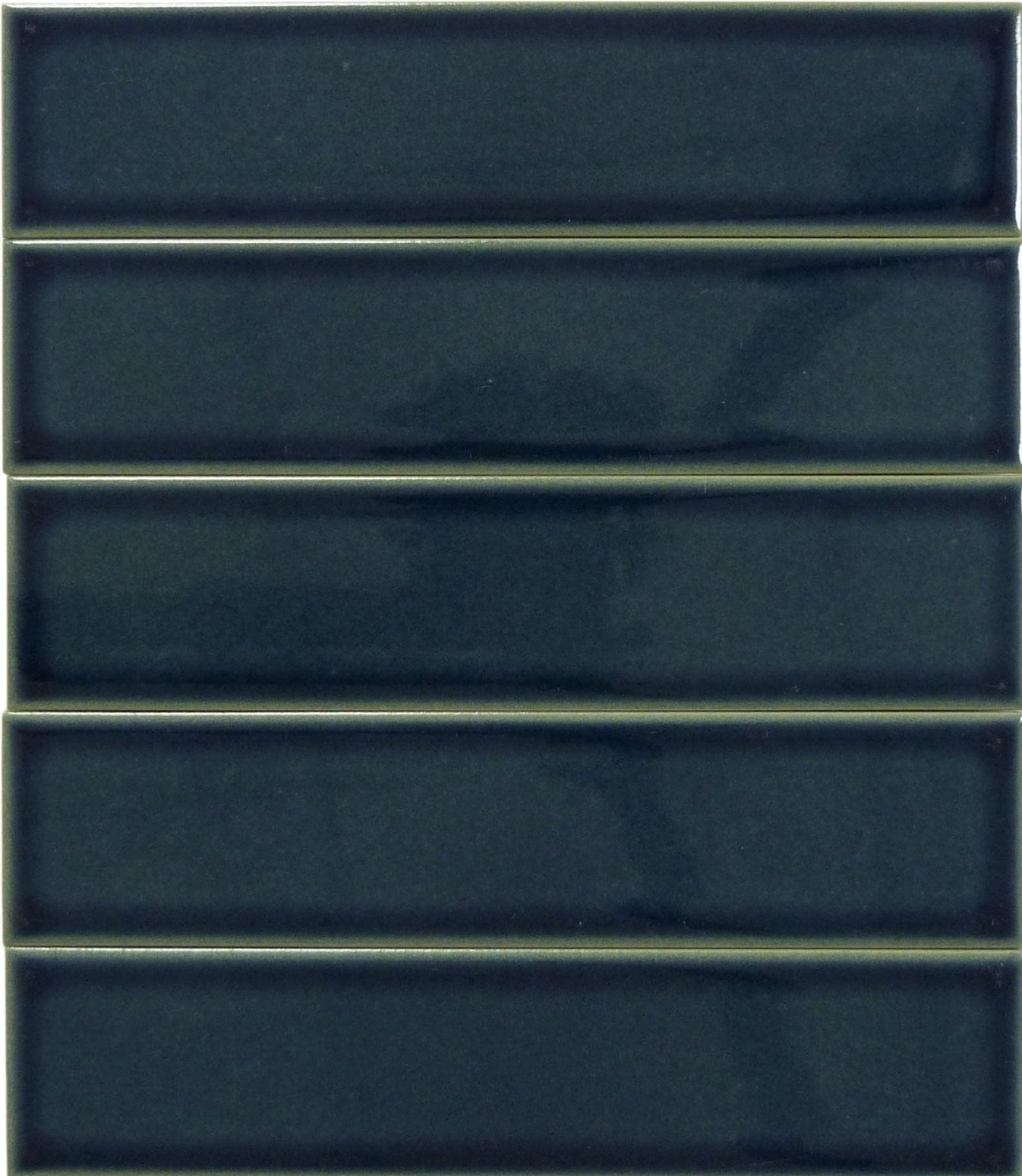 Illusion Newport Blue 2x8 Glossy Porcelain Tile | Oasis Tile
