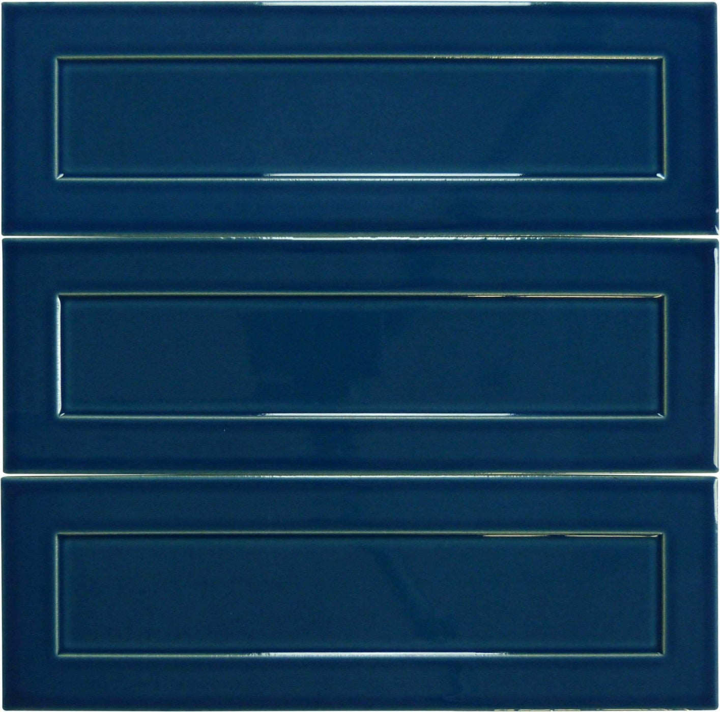 Blue Subway Glossy Porcelain Tile: FR2 | Shop Oasis Tile