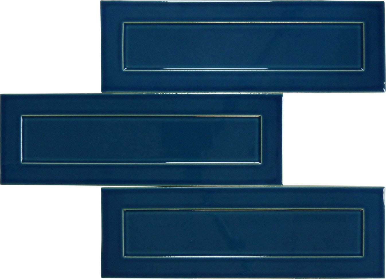Blue Subway Glossy Porcelain Tile: FR2 | Shop Oasis Tile