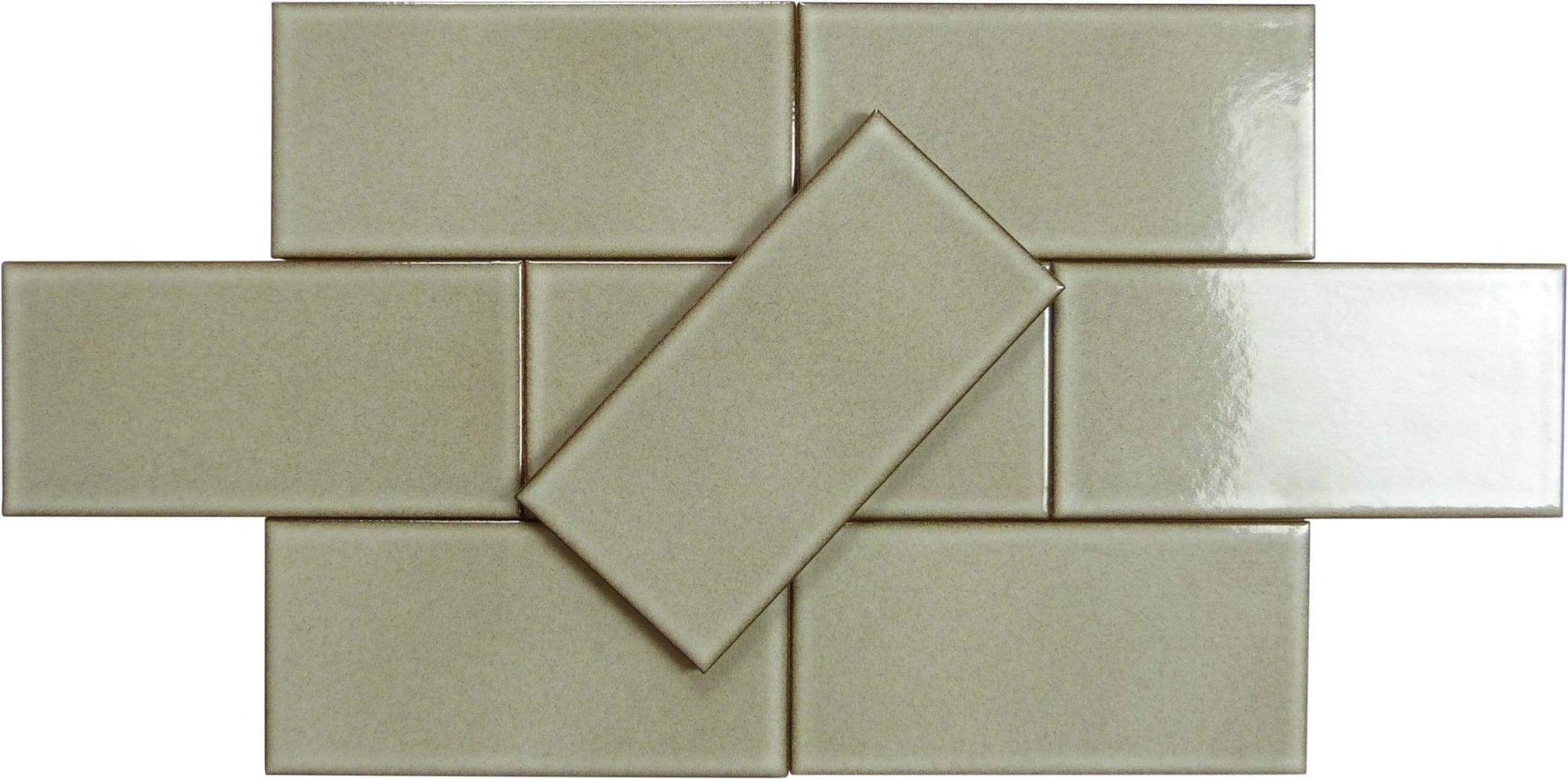 Sharkskin 3" x 6" Glossy Porcelain Tile COS4