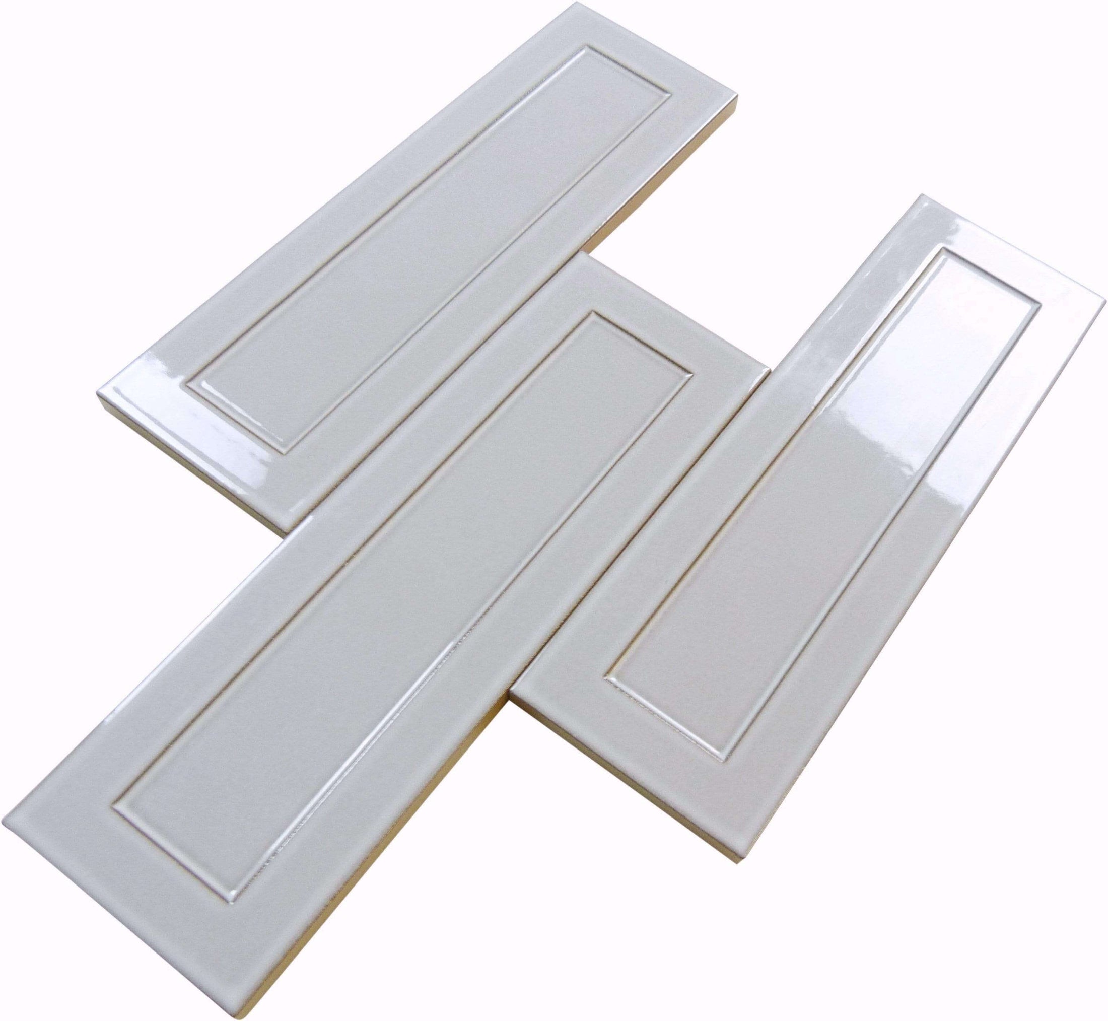 Silverstone Grey 4" x 12" Glossy Porcelain Tile FR3