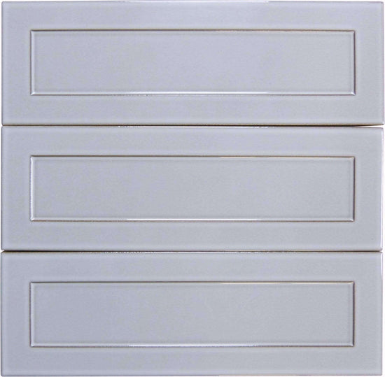 Silverstone Grey 4" x 12" Glossy Porcelain Tile FR3