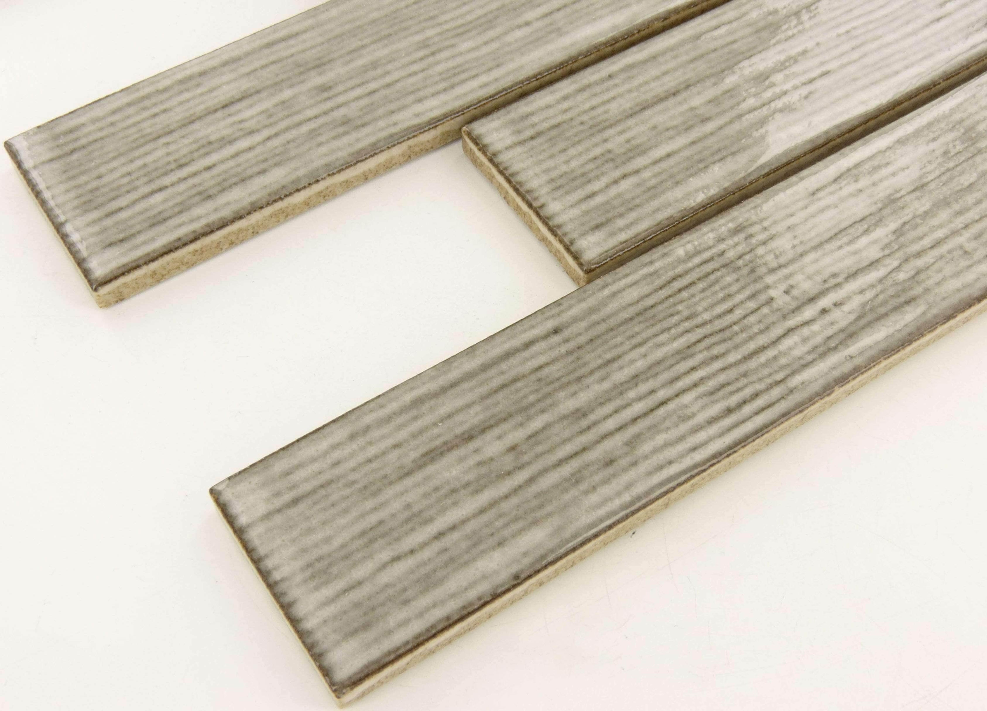 Uniform Brick Brown Porcelain Uniform Brick Tile Glossy CH-12